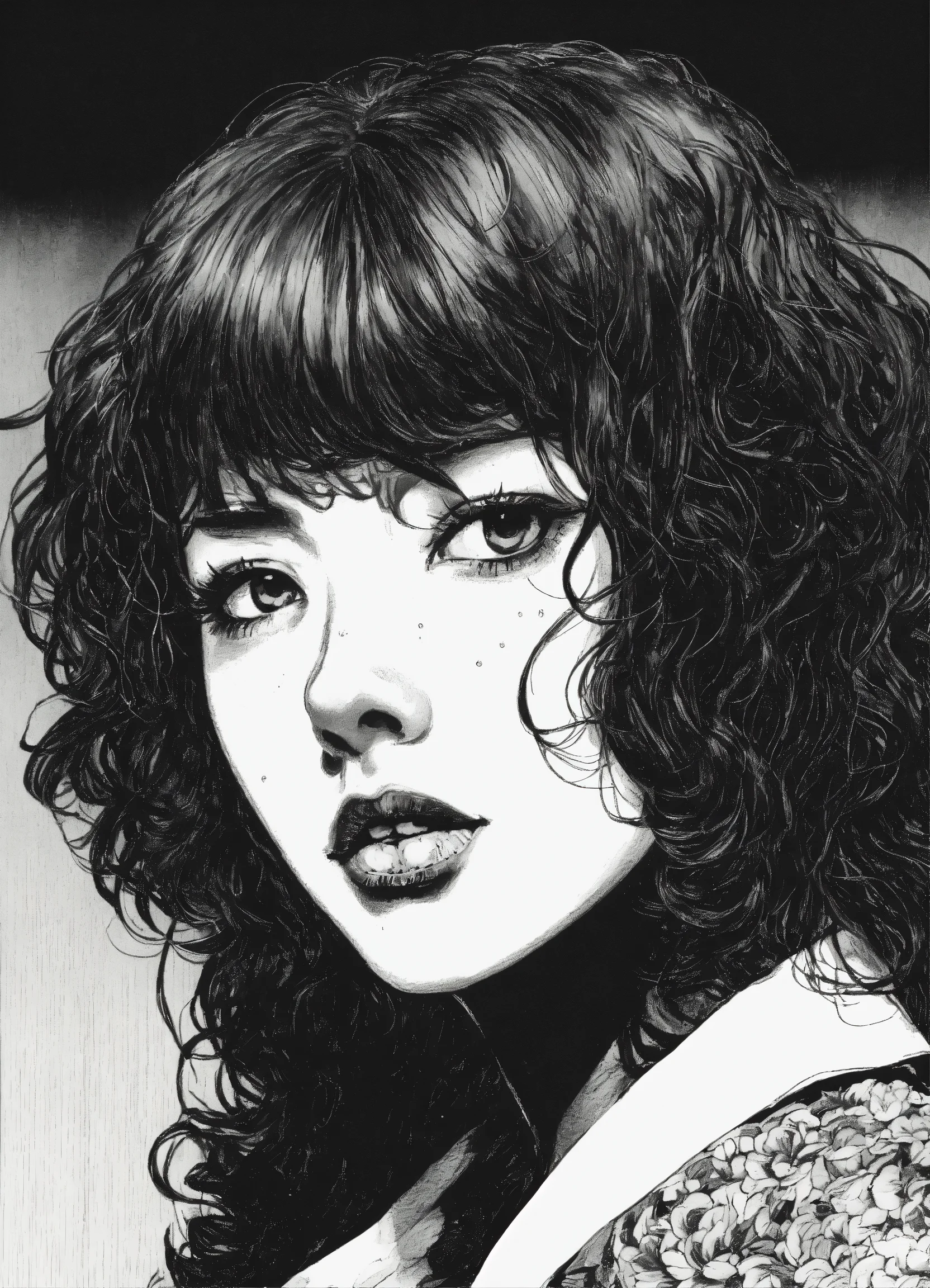 Lexica - Portrait of a yandere woman by Apollonia Saintclair