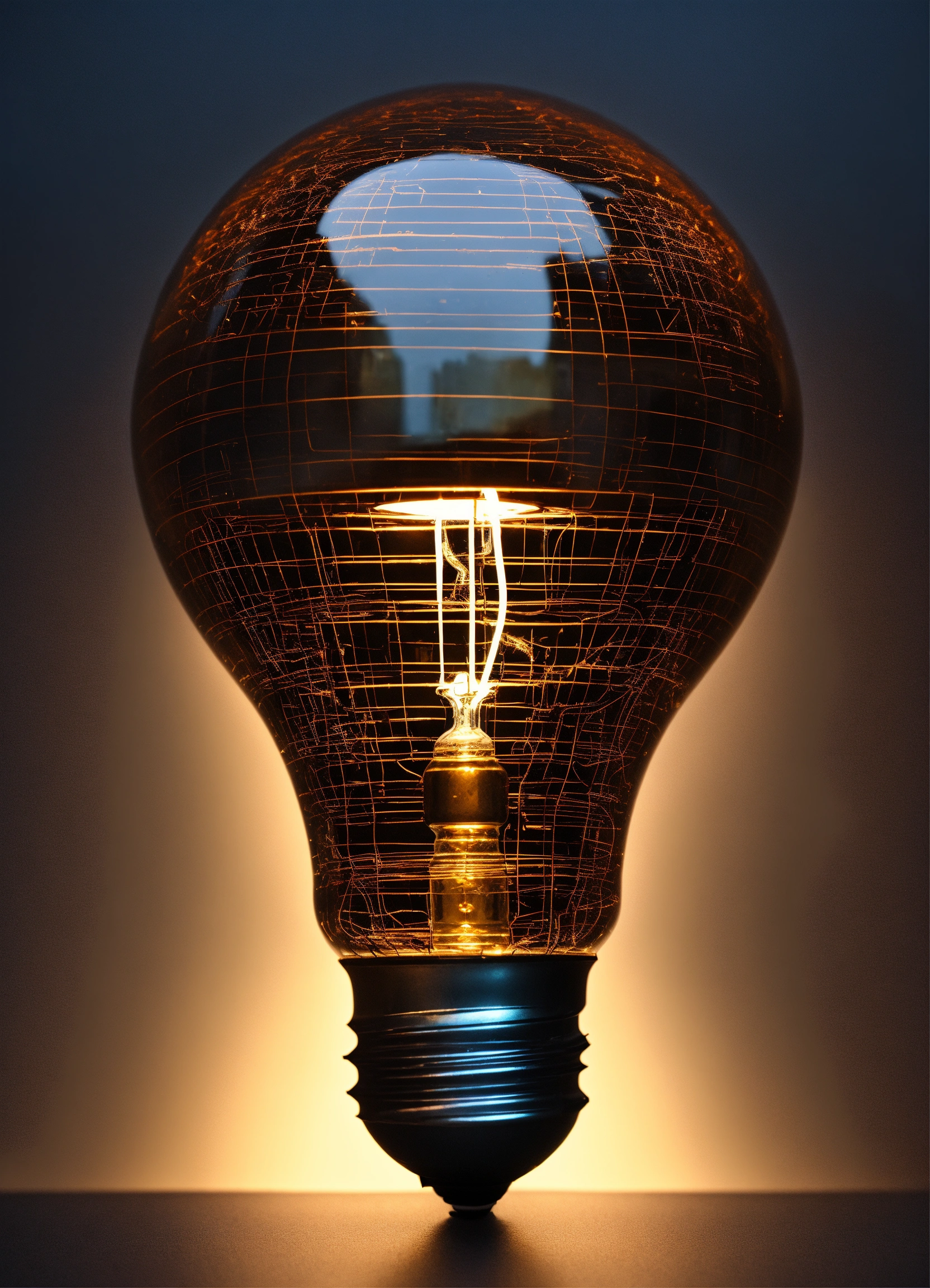 Lexica - A futuristic light bulb (hint), elegant, ultracontemporary ...