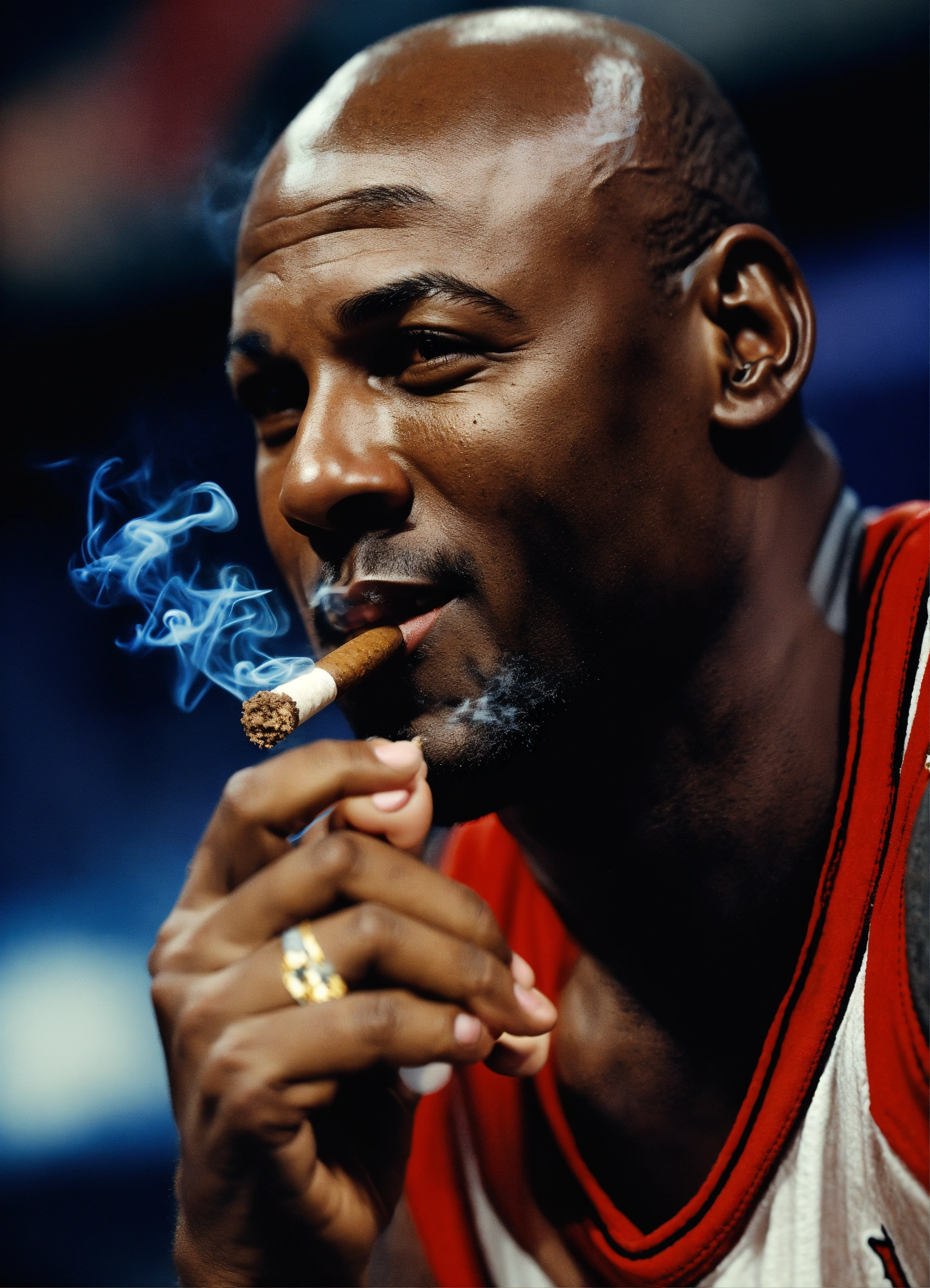Lexica - Michael Jordan smoking cigar