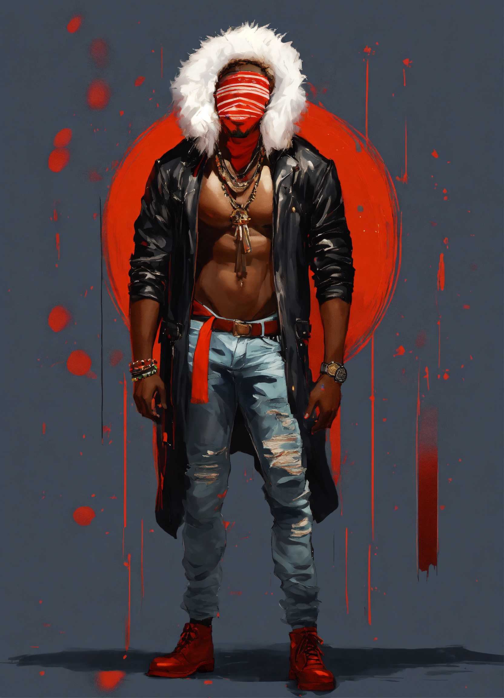 Lexica - /imagine prompt Illustrate a mesmerizing full-body standing ...