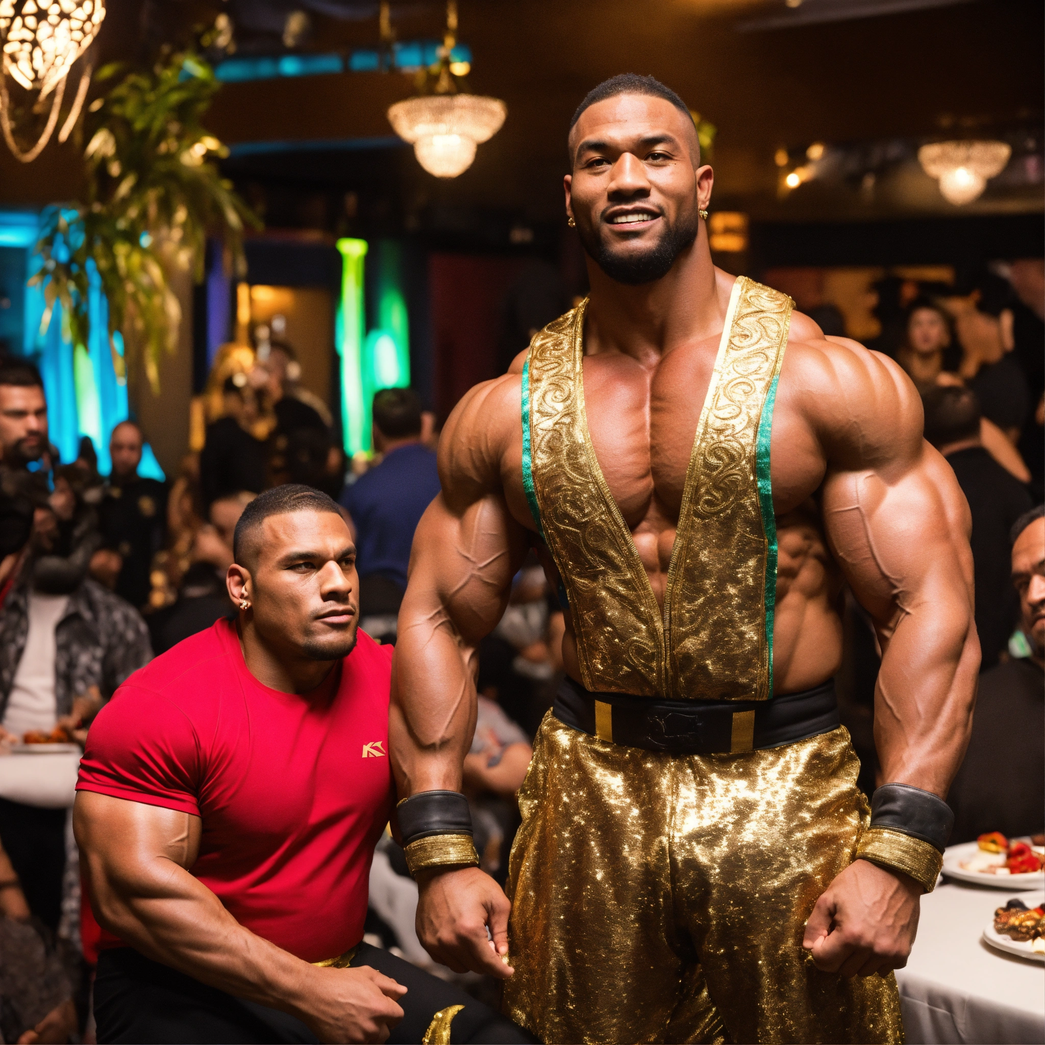 Lexica - 30-year-old man with big muscles, big bodybuilder, body like a ...