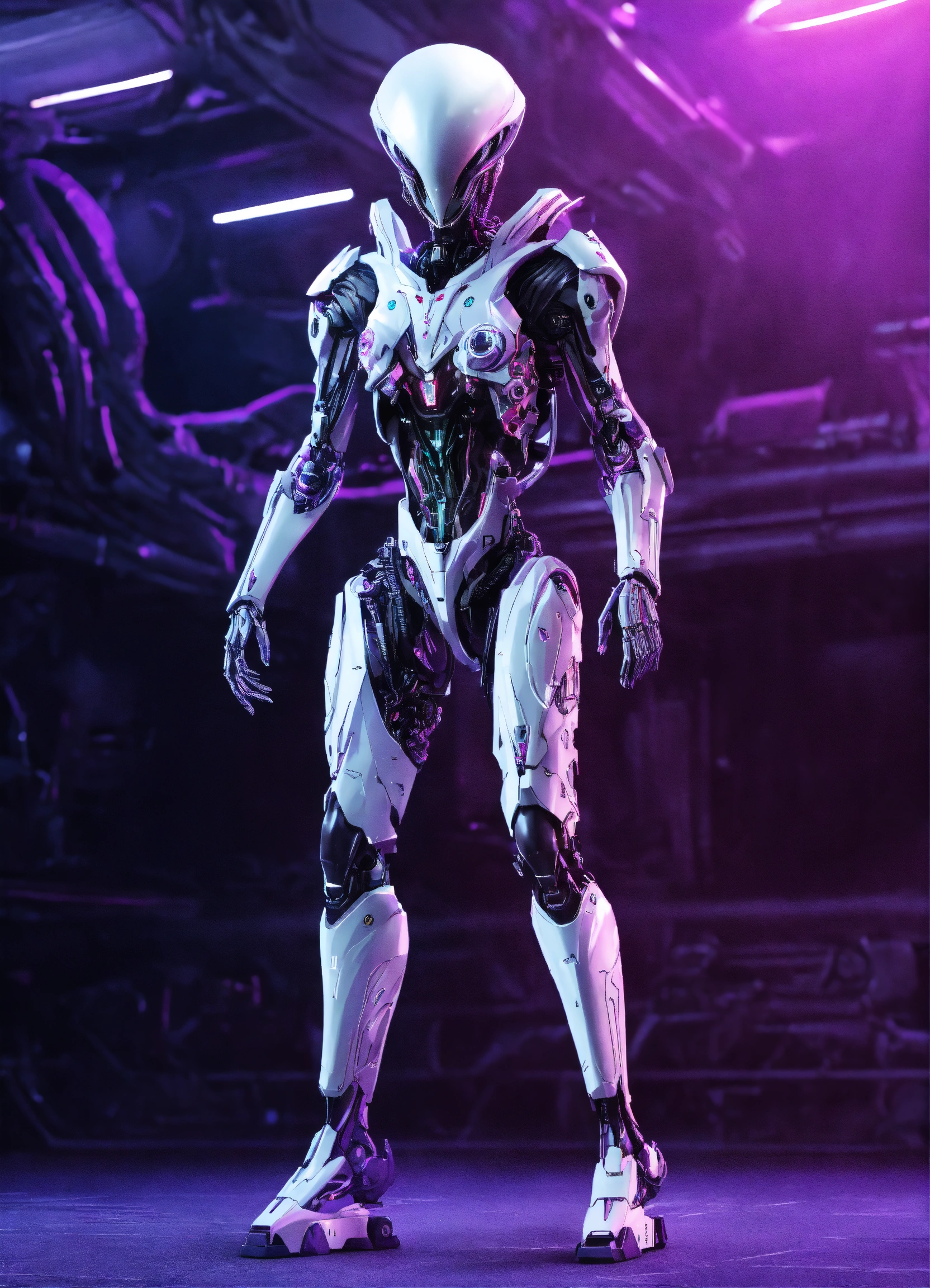 Lexica - Alien biomechanic, full body cinematic style digital art ...