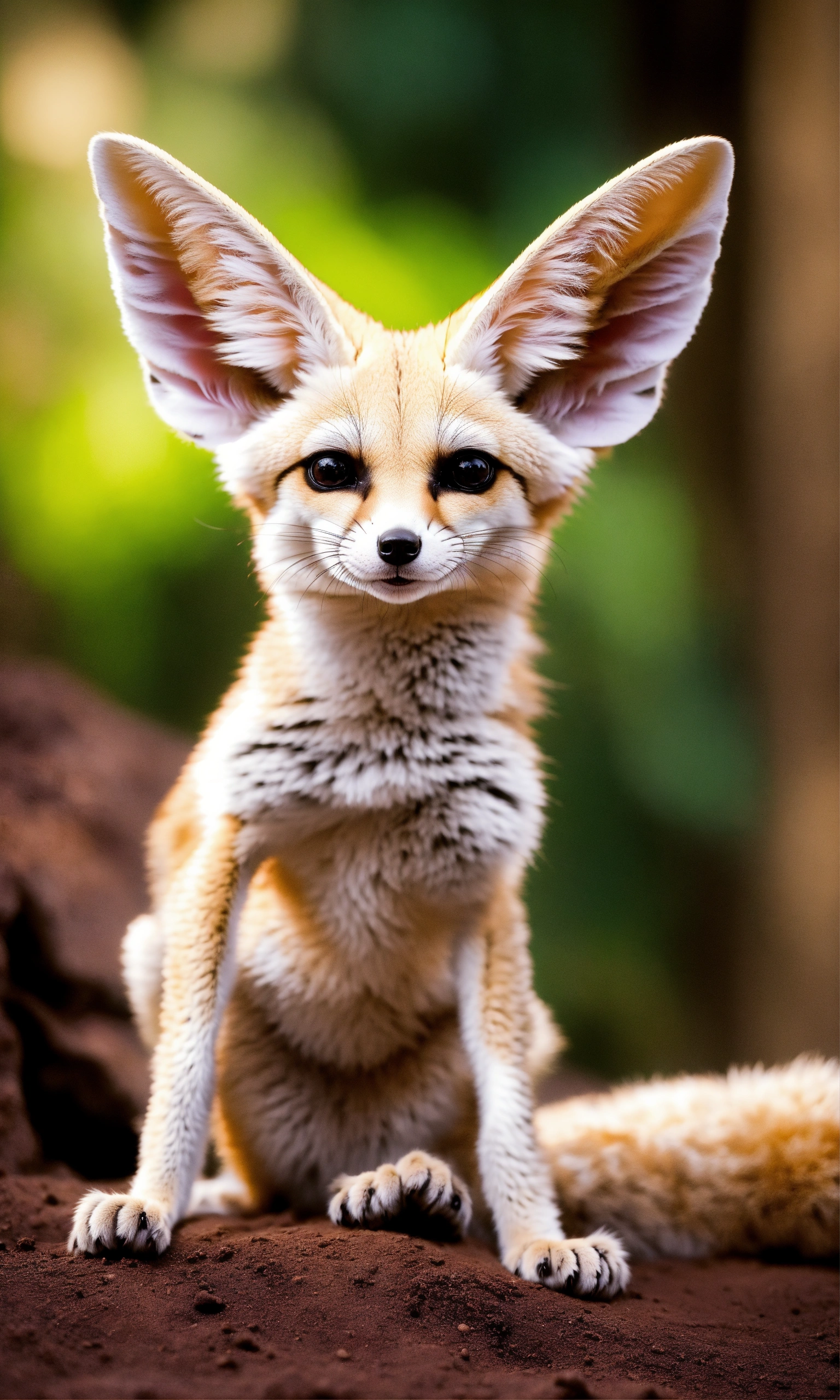 Lexica - THE CUTEST FENNEC FOX FLEXING ITS MUSCLES