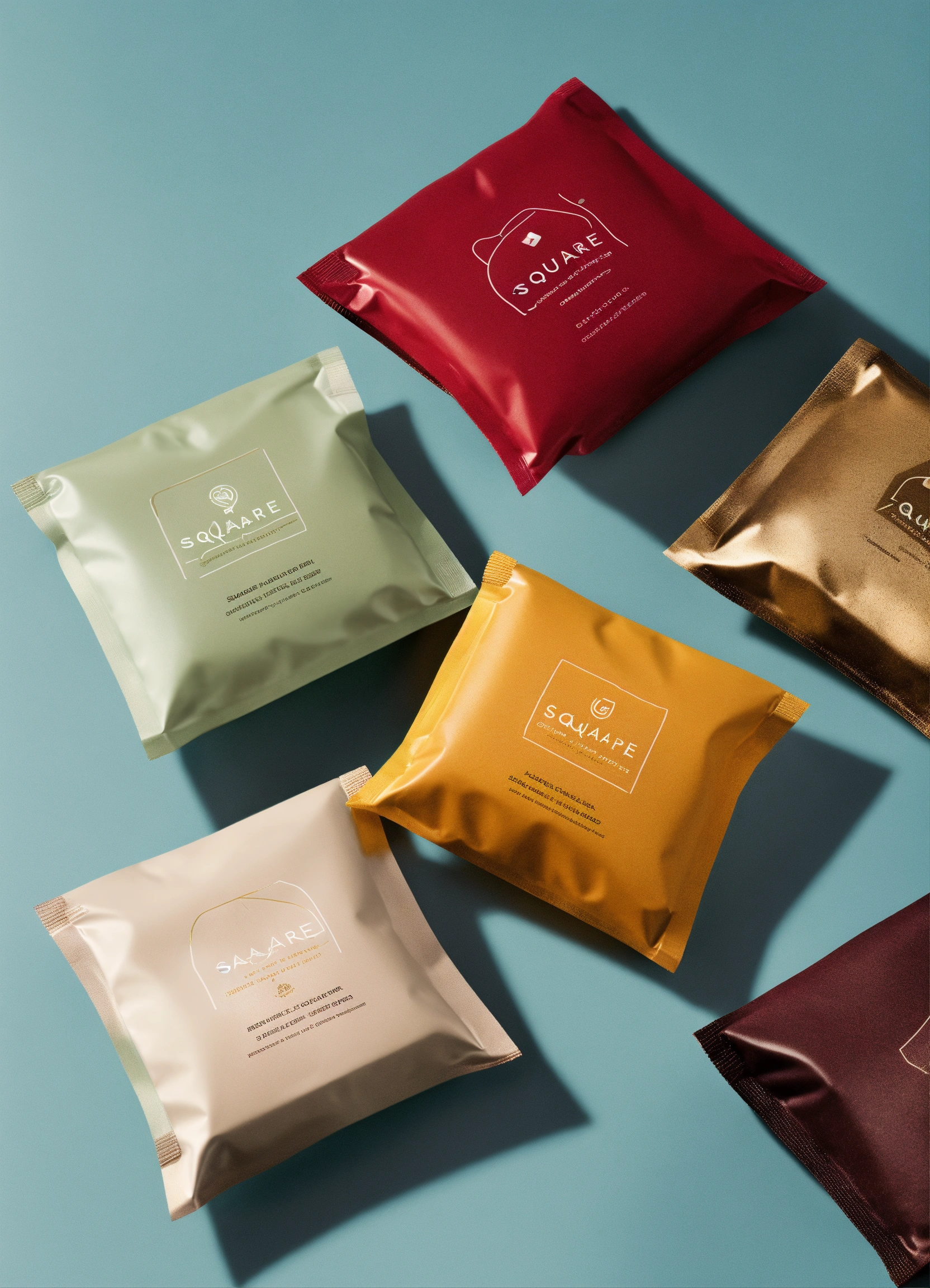 Lexica - A unique branding design for square sachet packs inside in ...