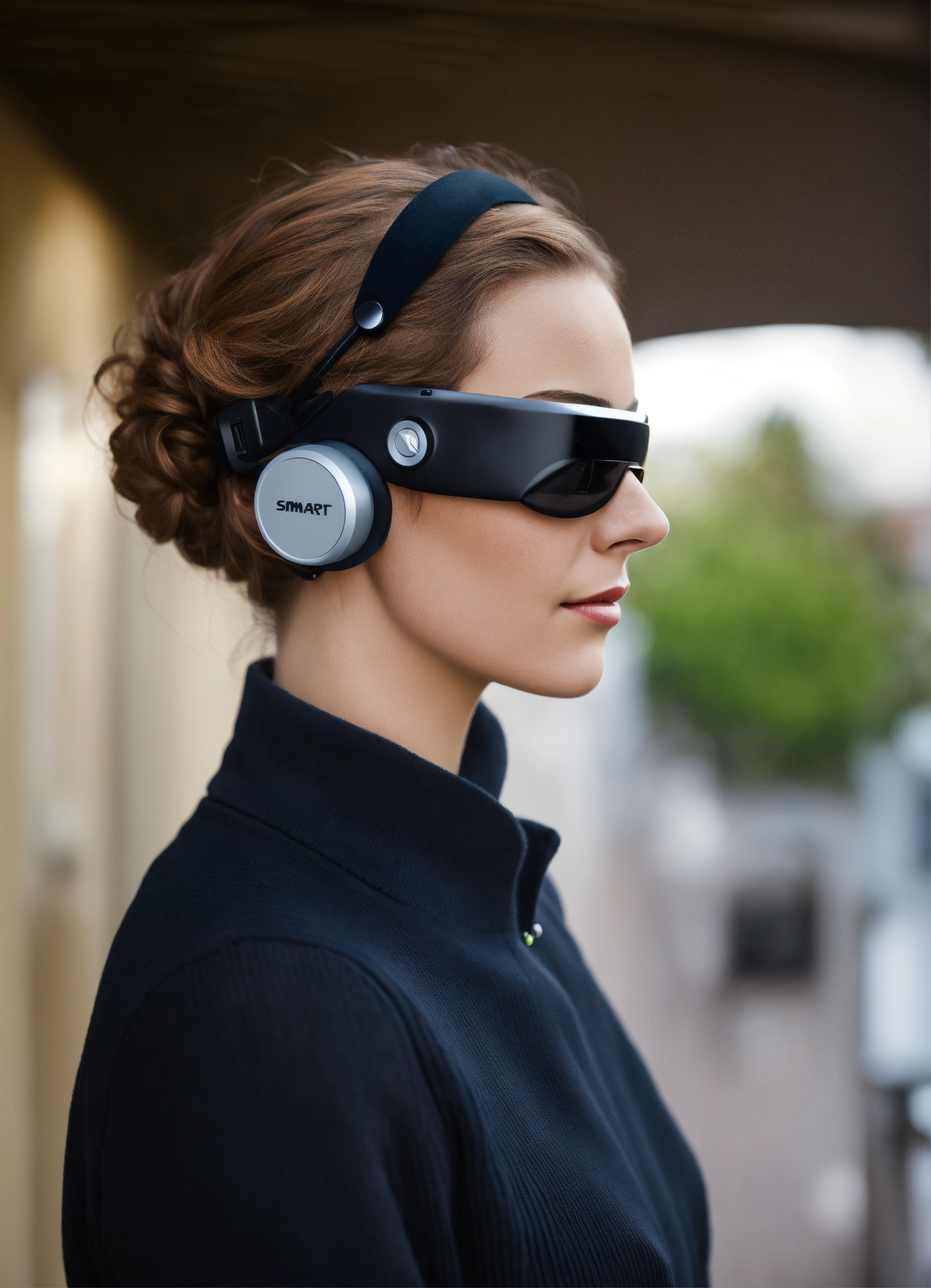 Lexica - Smart elegant small headband on partially sighted individual ...