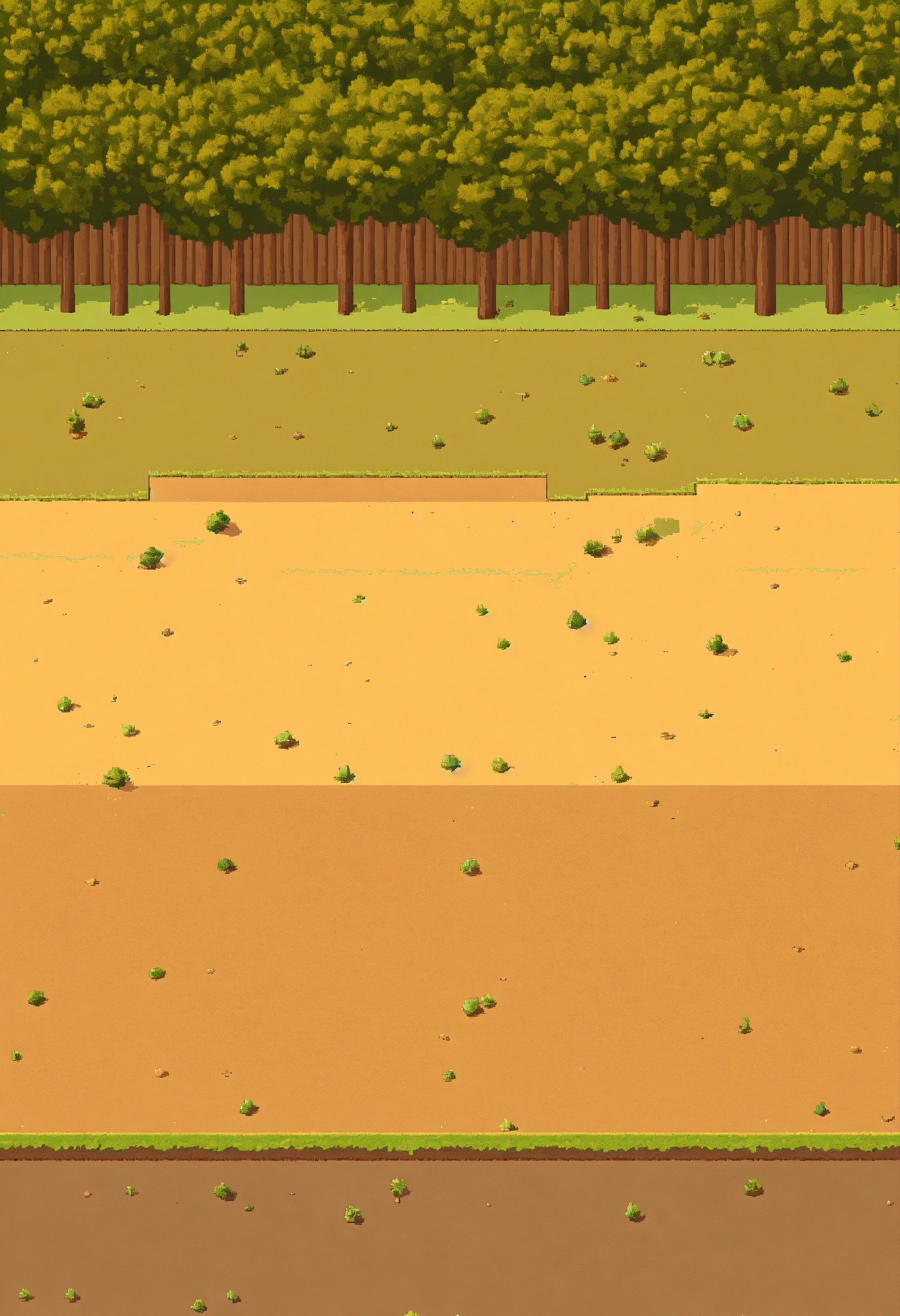 Lexica - Simple blocky pixel 2d isometric flat brown empty plain flat ...