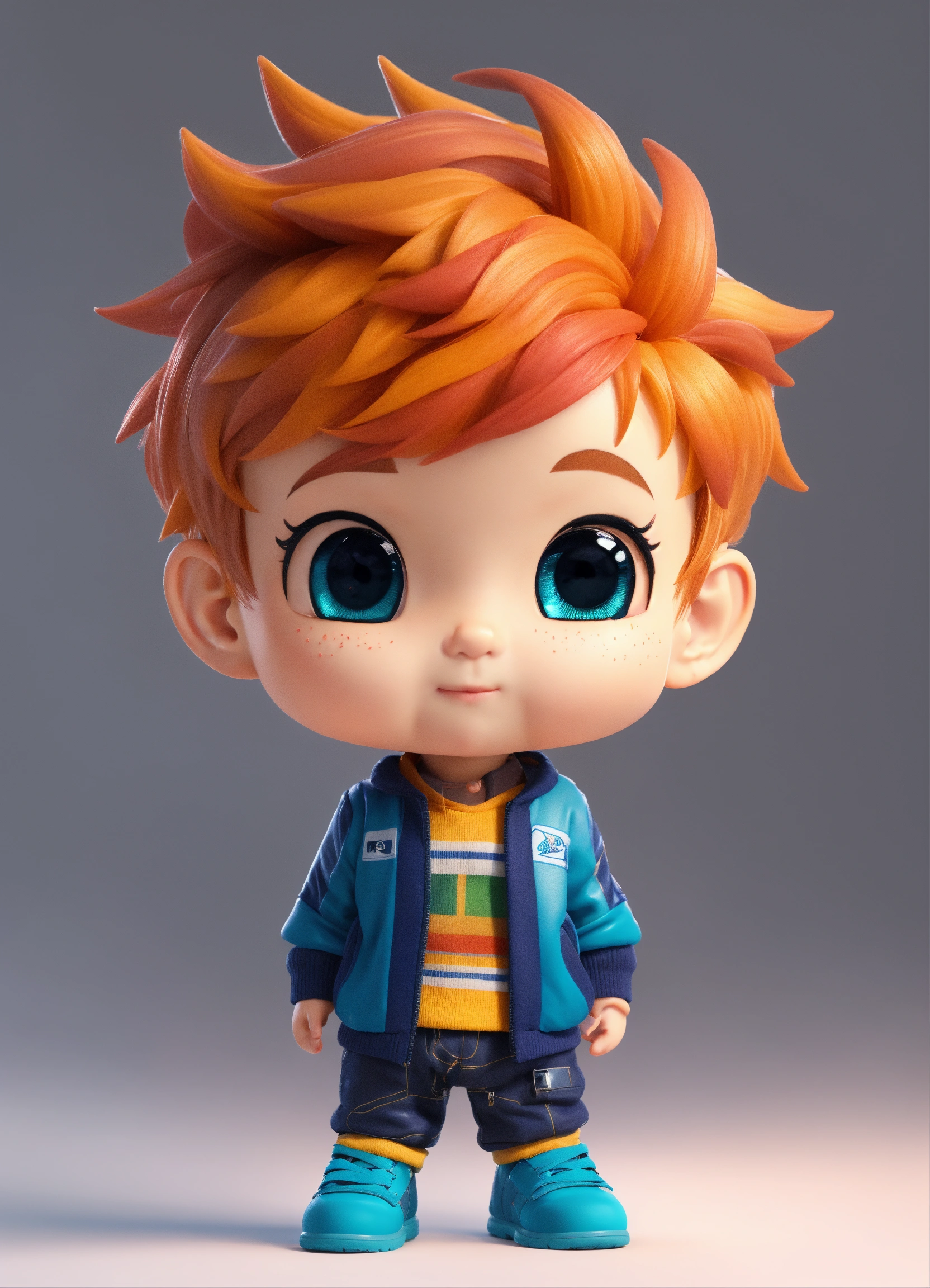 Lexica - 4d photographic image of full body image of a cute little ...