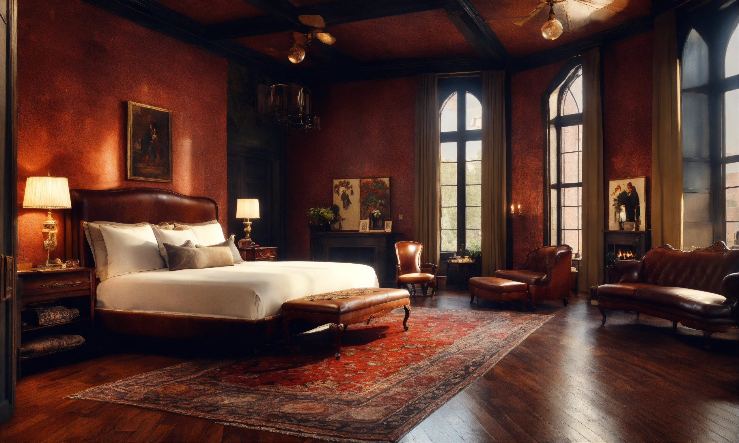 Lexica - Concept art of huge master bedroom, new Orleans, the originals ...