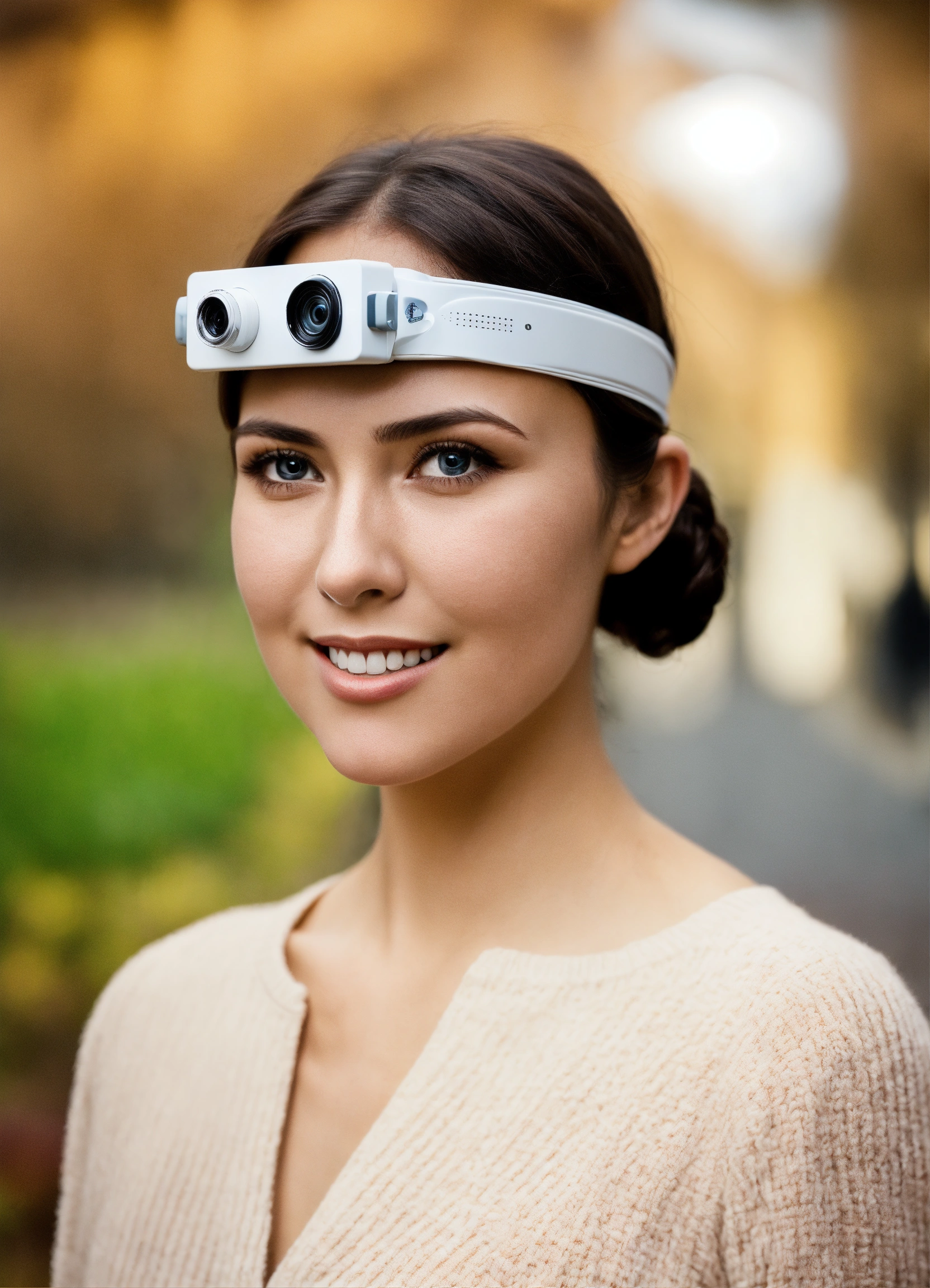 Lexica - Smart elegant small headband on partially sighted individual ...