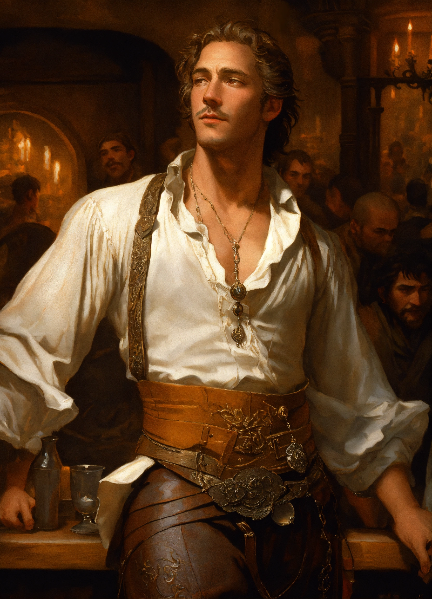 Lexica - Half body shot, Joseph Gordon lewit as a defiant rude ...