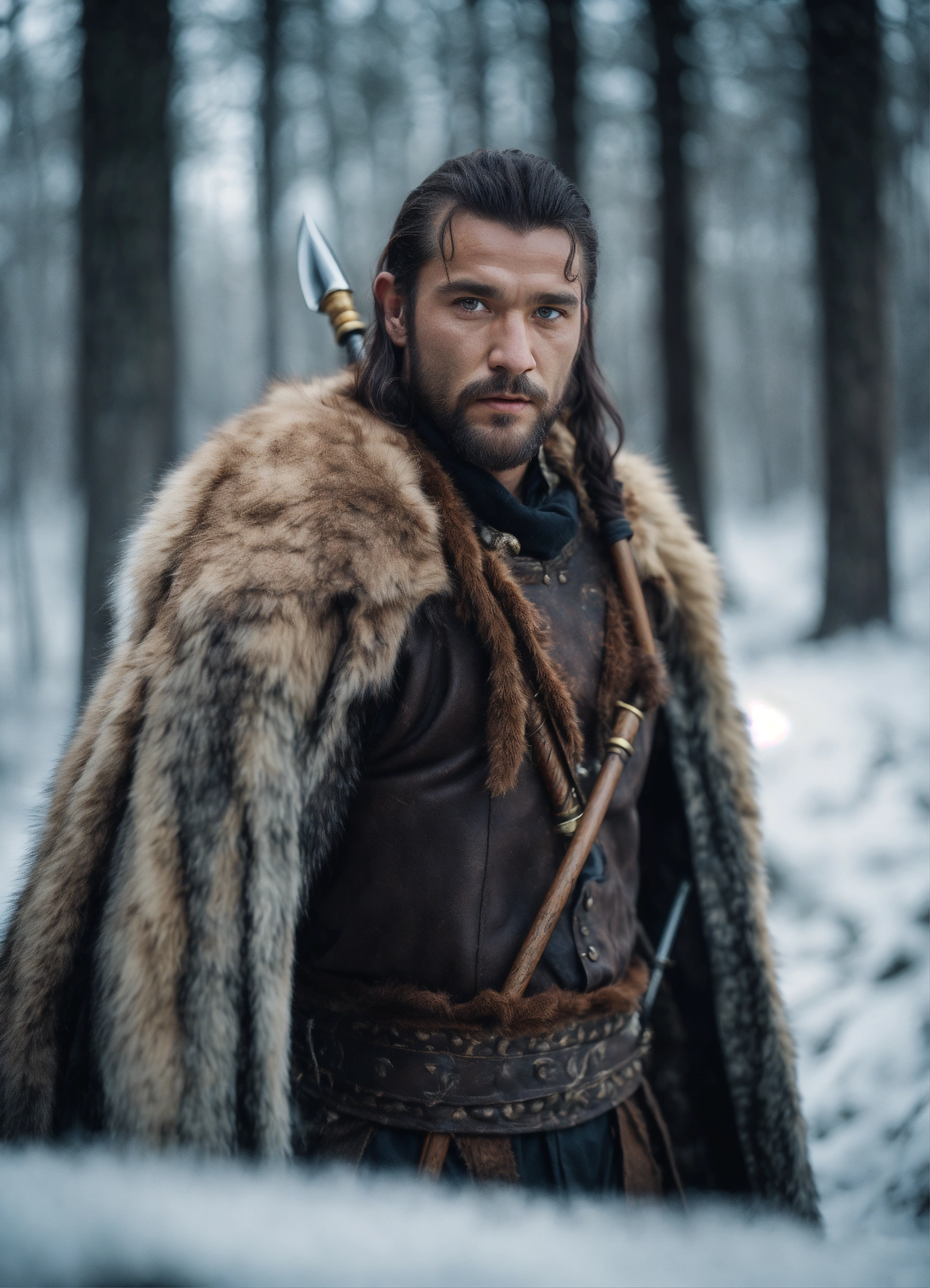 Lexica - Germanic barbarian man with a pointed nose and small ears. He ...