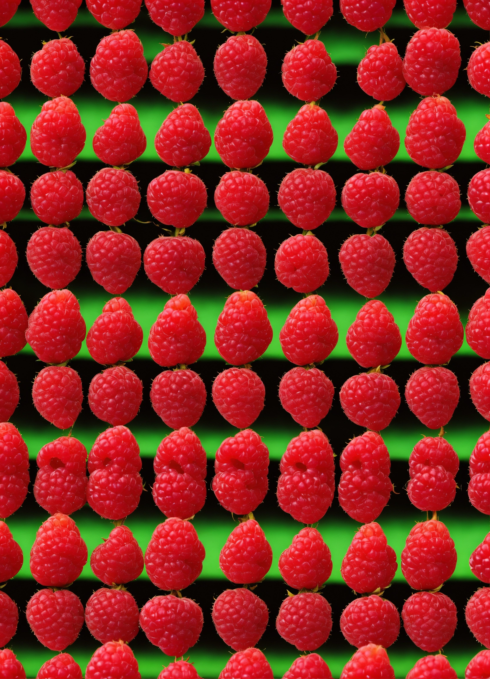 Lexica - Checkered pattern, RASPBERRIES, Realistic