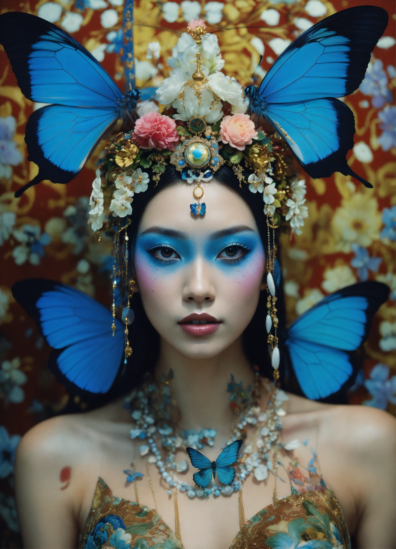 Lexica - Hot beauty creature girl face frontal symmetrical portrait ...