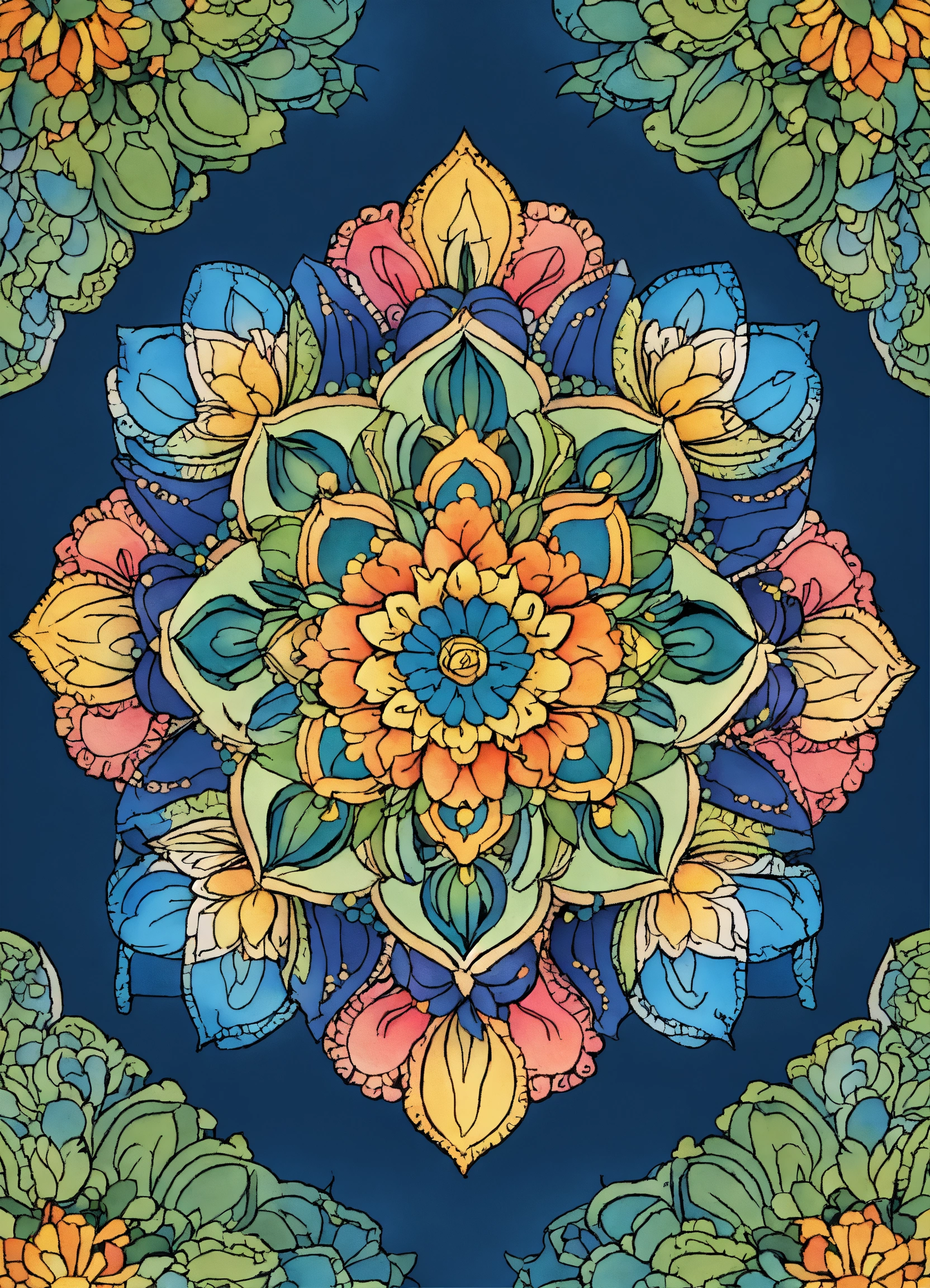 Lexica - Mandalas for Coloring Dive into a world of relaxation and ...