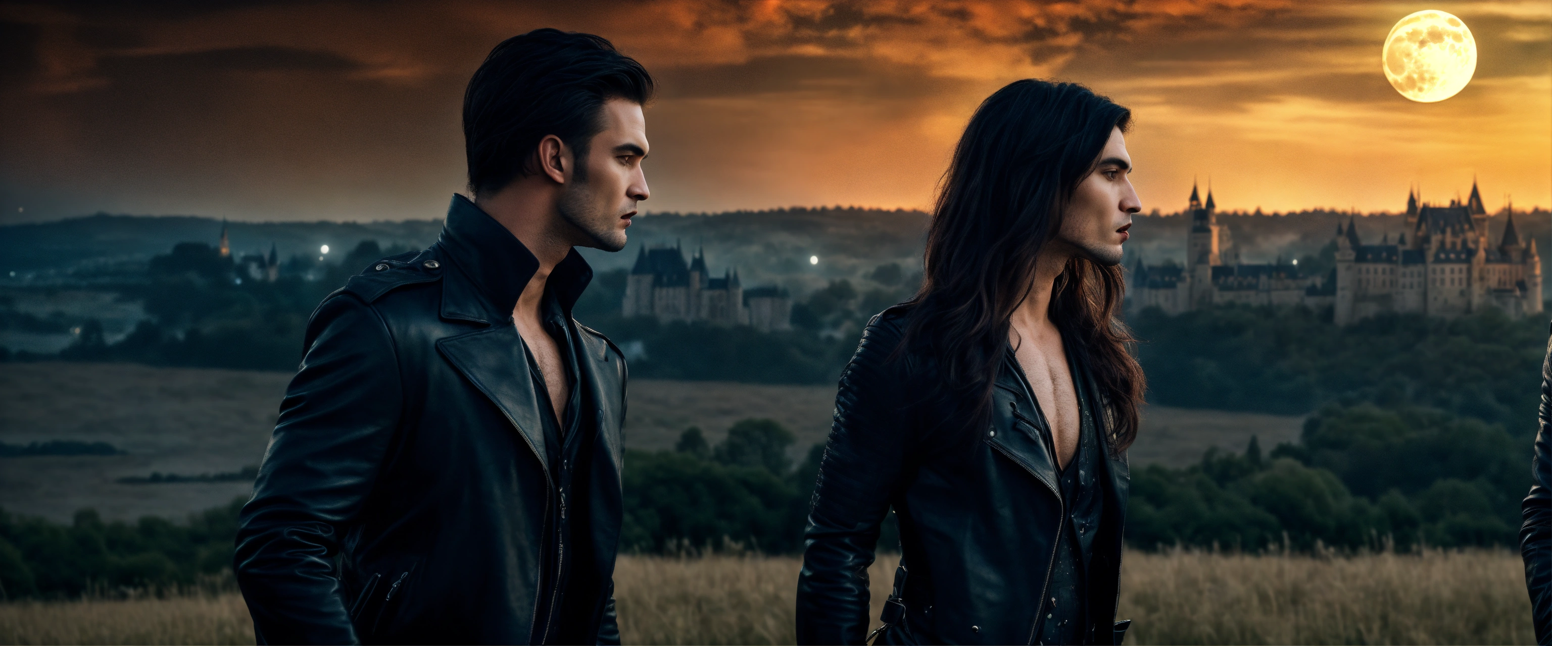 Lexica - A photo quality image of modern day group of vampire hunters ...