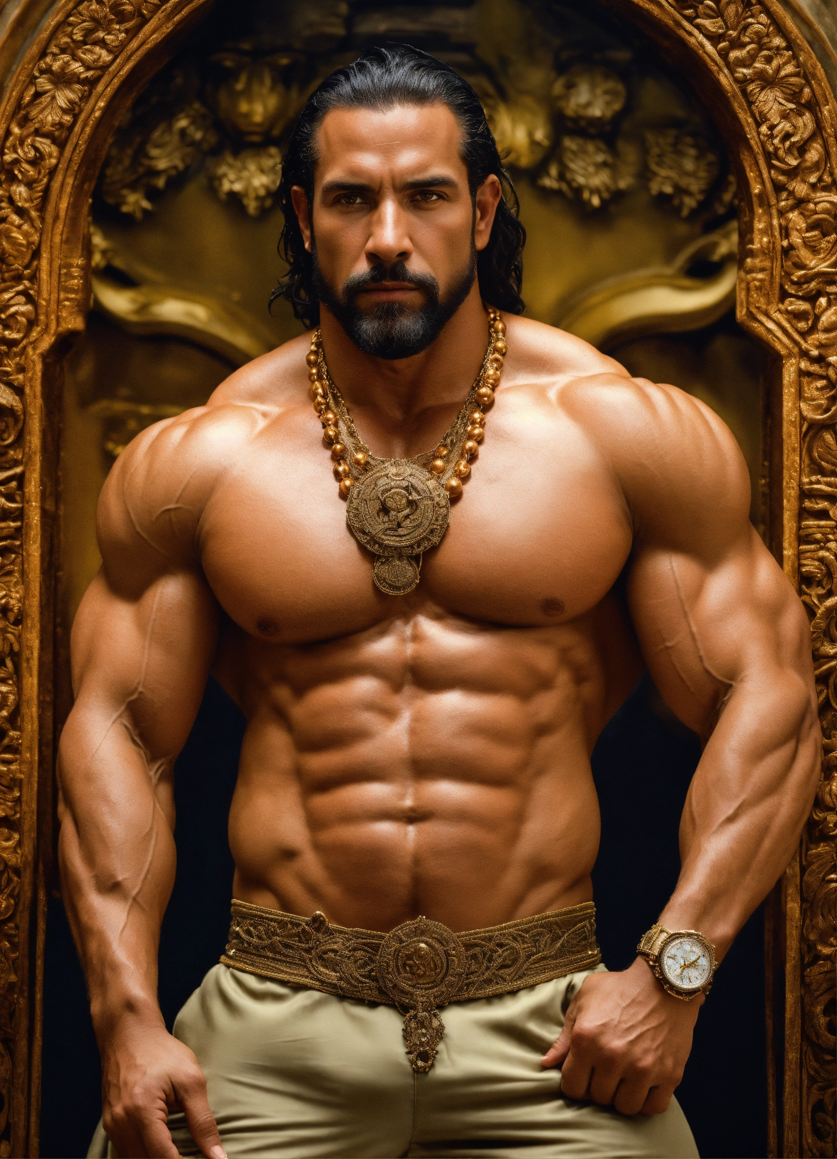 Lexica - Portrait of a stunningly beautiful middle age puerto rican ...