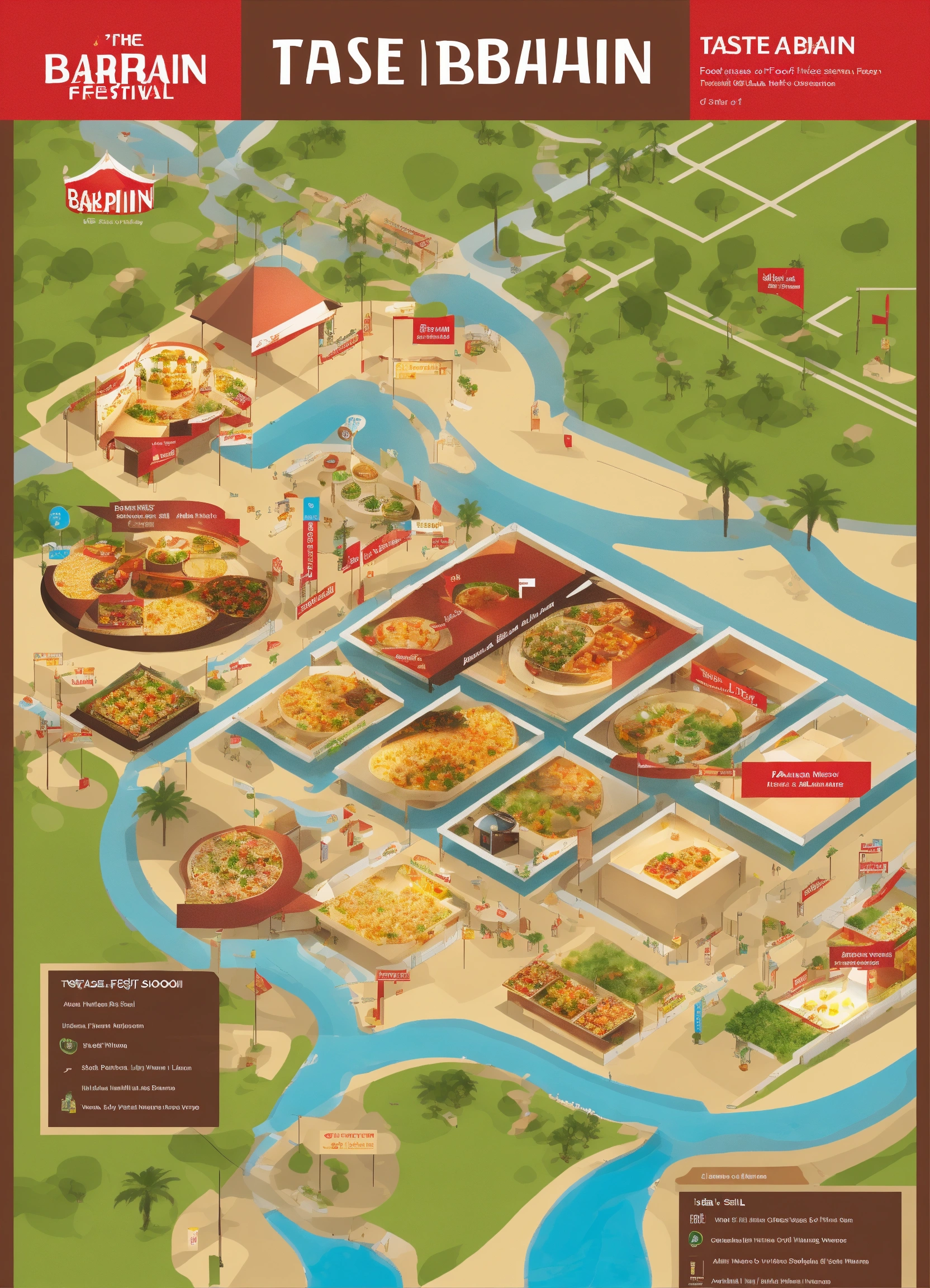 Lexica - "Visualize the 'Taste of Bahrain' food festival small Food ...