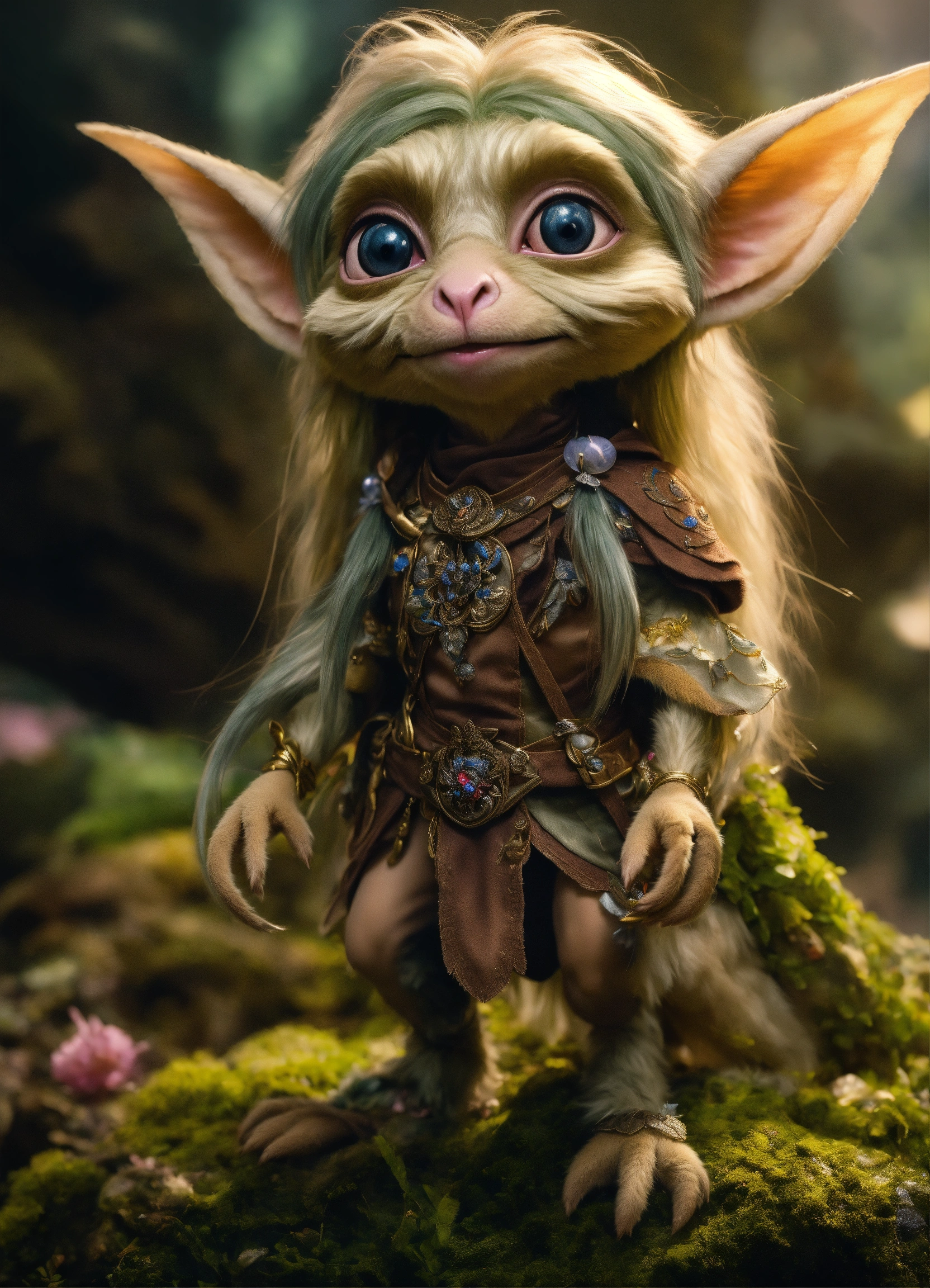 Lexica - A Gelfling extra furry animal like with out clothes princess ...