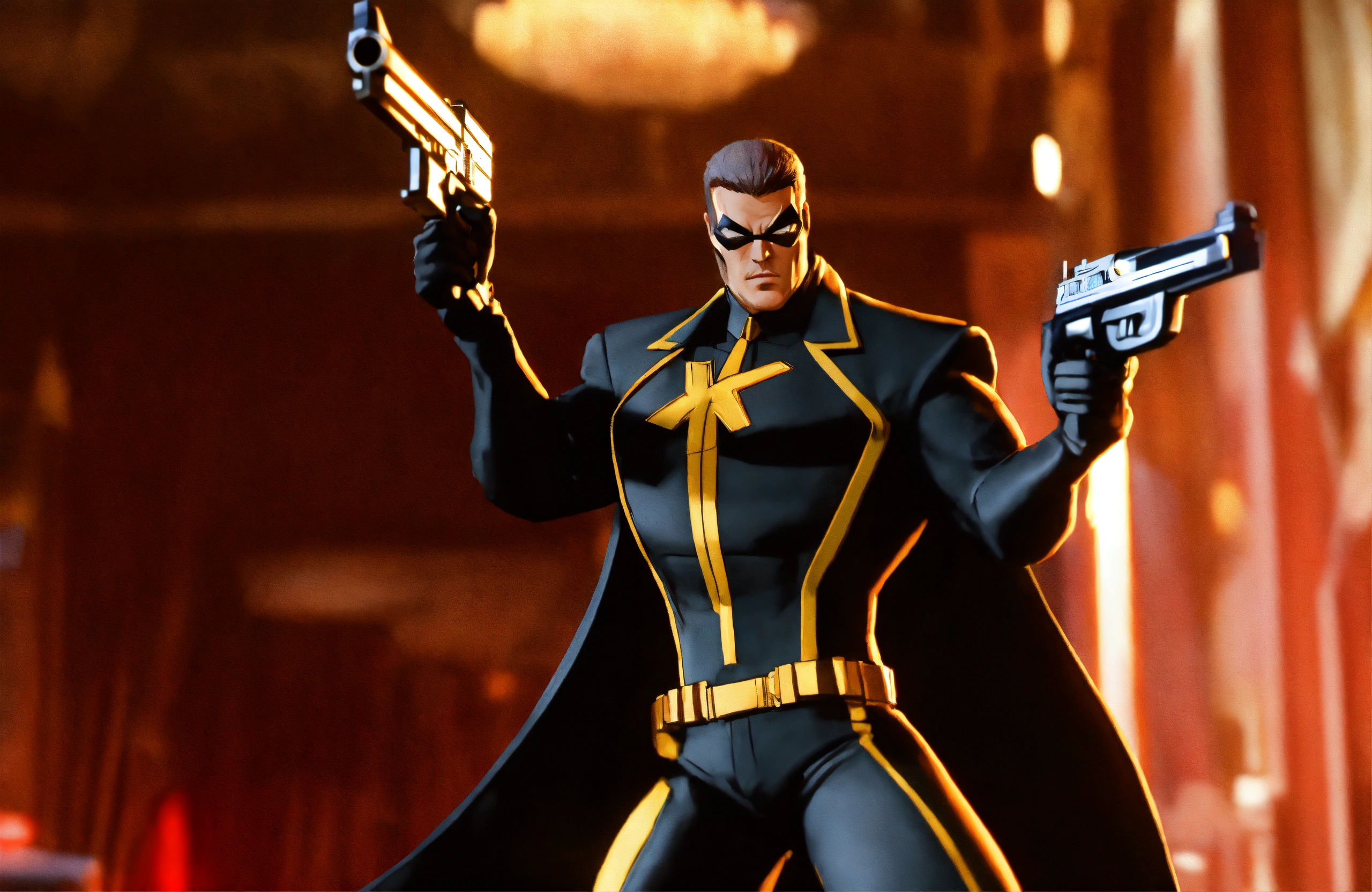 Lexica - Marvel diamondback animated holding two pistols forward black ...