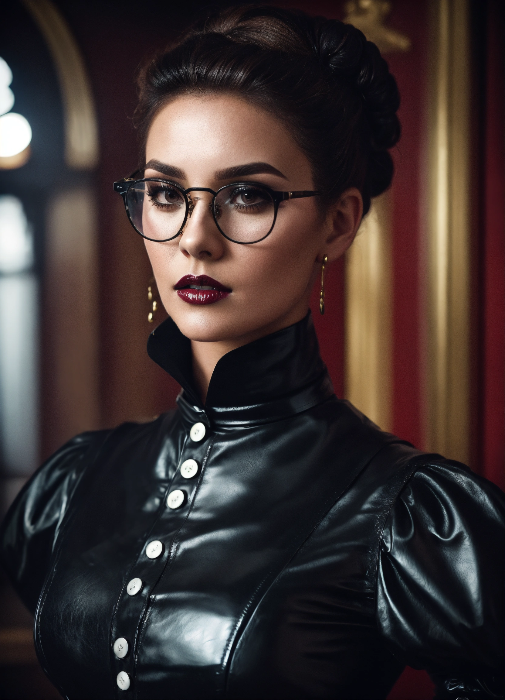 Lexica - Stunning french seductress woman fashion model, strict pose ...