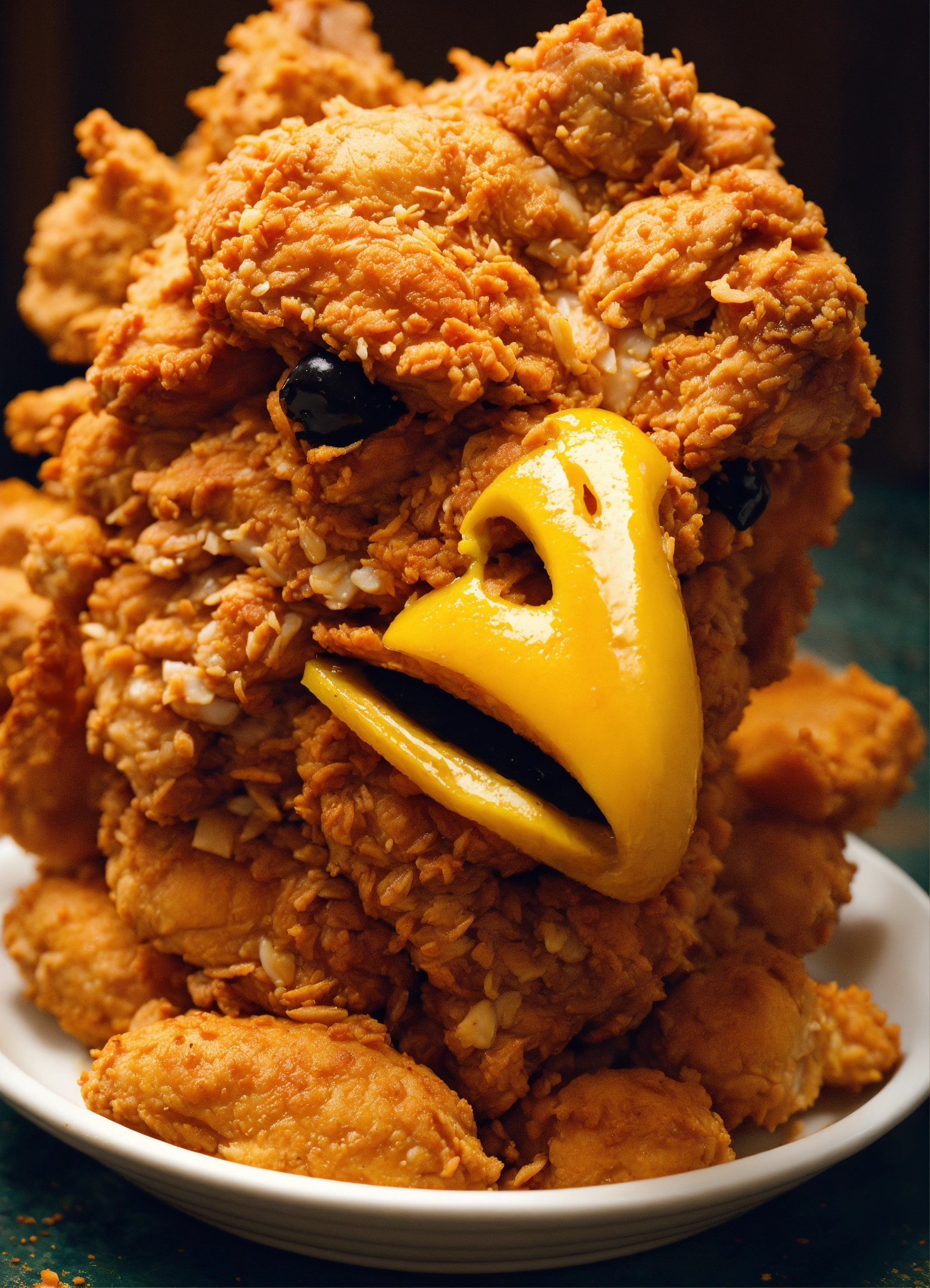 Lexica - Fried chicken art grotesque