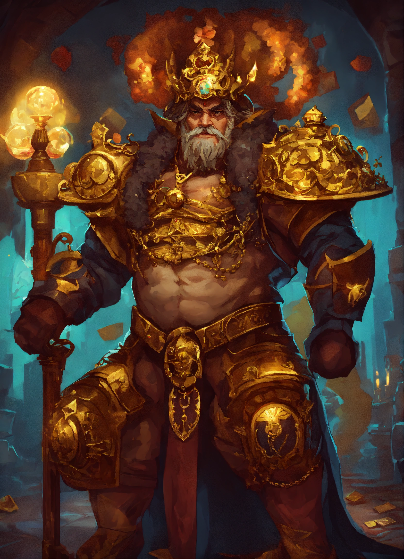 Lexica - Mammon from the obey me cell phone game