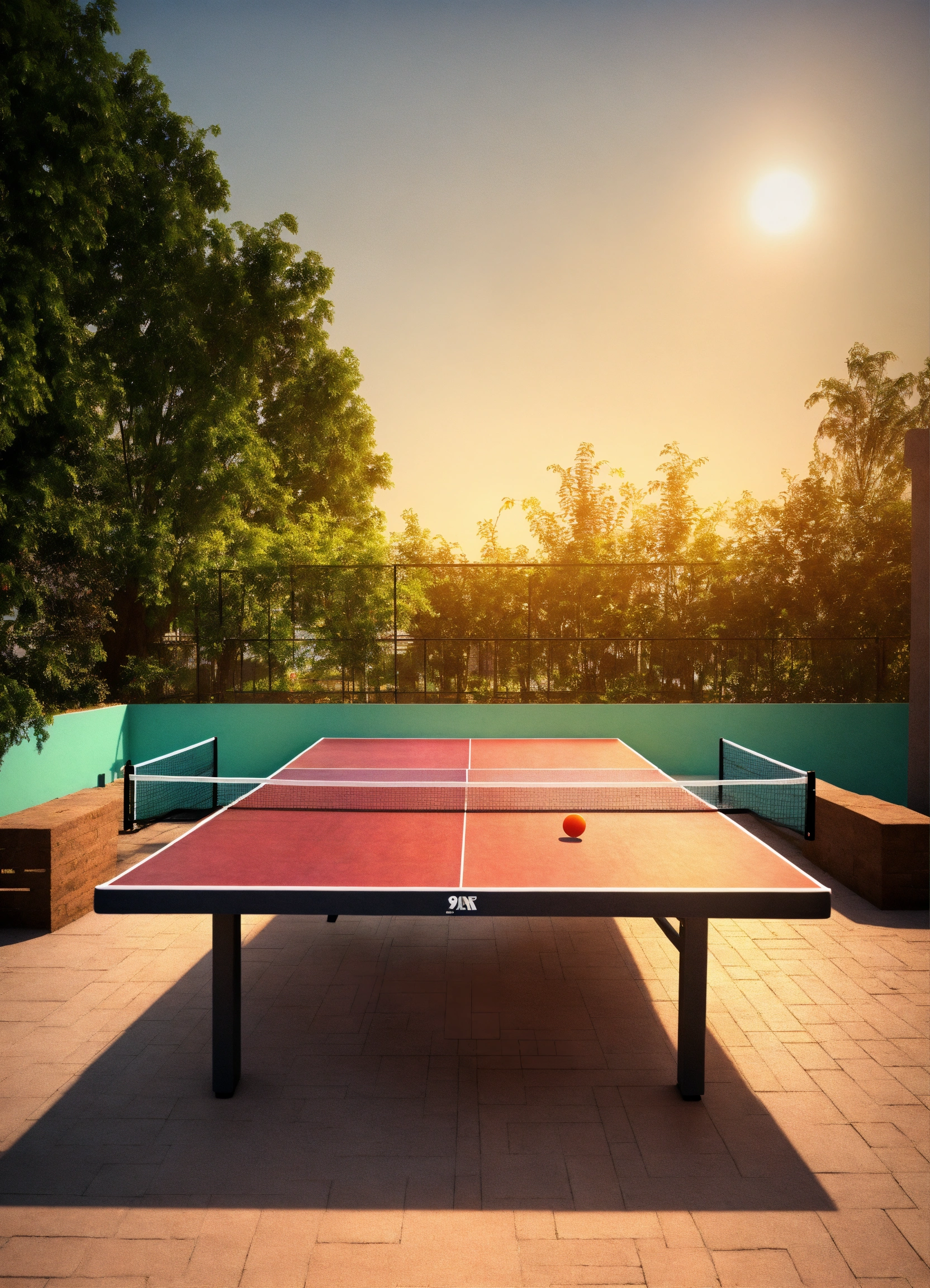 Lexica - Table tennis Outdoor 3D art