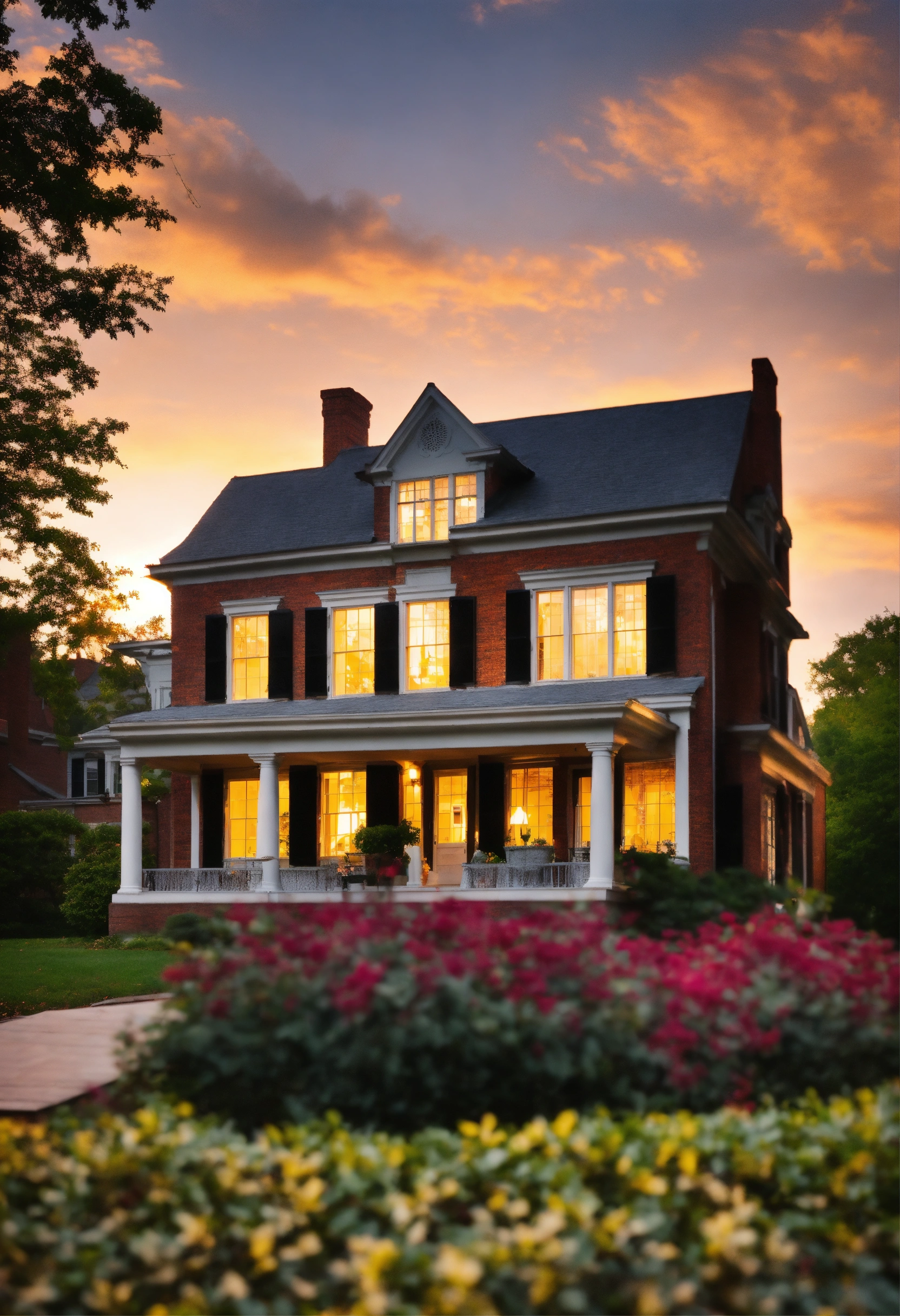 Lexica - Early 20th century colonial mansion with dormers exterior in ...