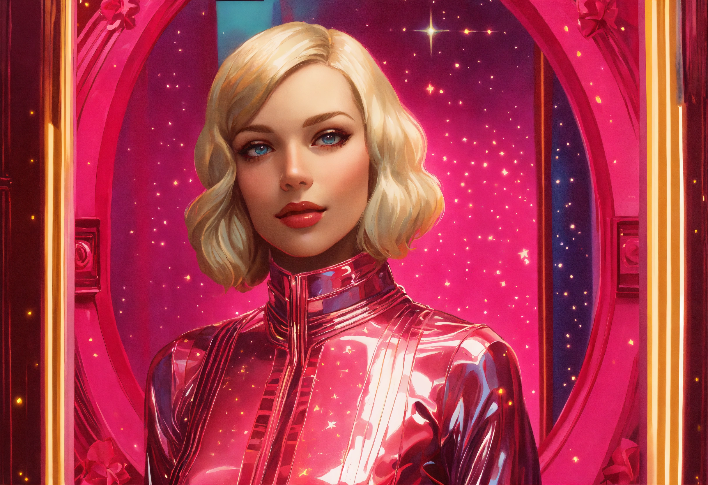 Lexica - Paint close glamorous retrofuturistic sci - fi detailed ...