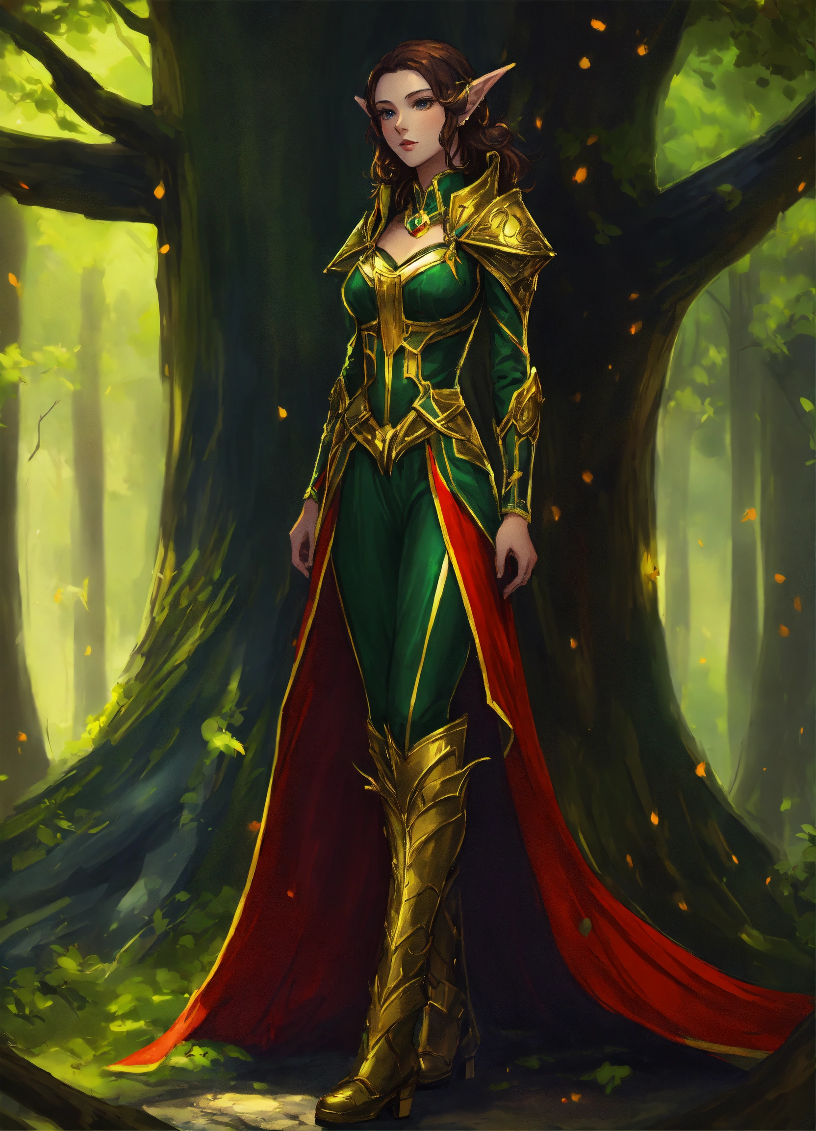 Lexica - Full body drawing of a sci fi high elf, royalty, princess ...
