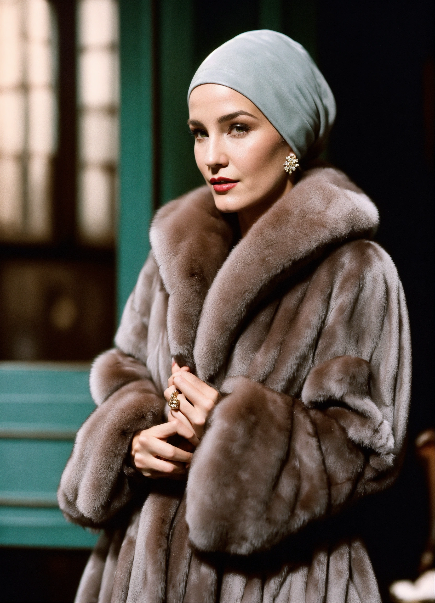 Lexica - Edith bouvier beale little edie grey gardens mink fur coat ...