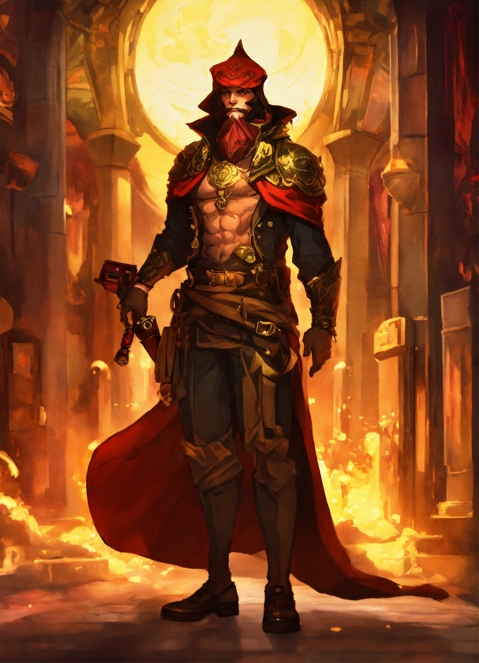 Lexica - Mammon from the obey me cell phone game