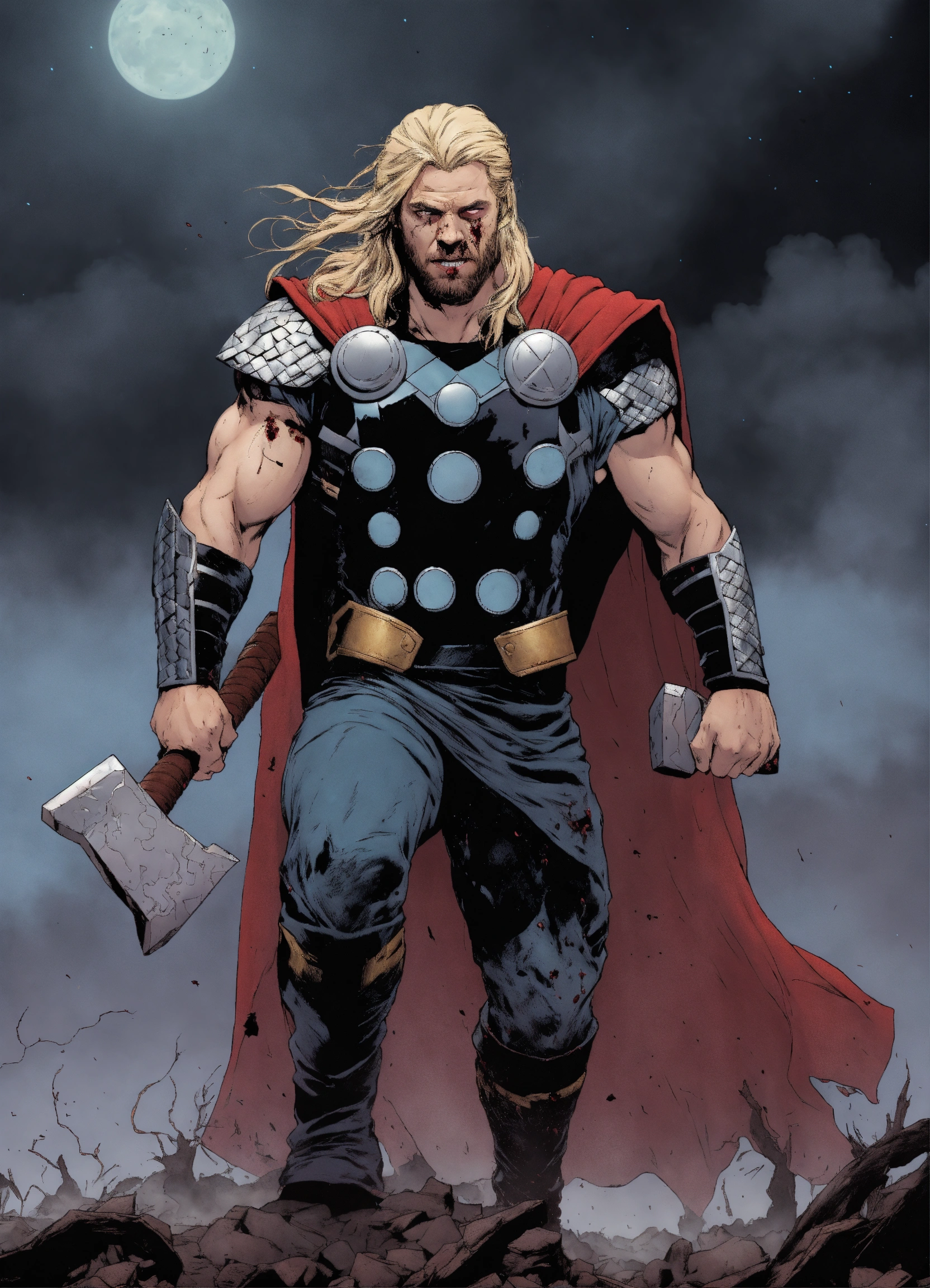 Lexica - THOR AS A ZOMBIE
