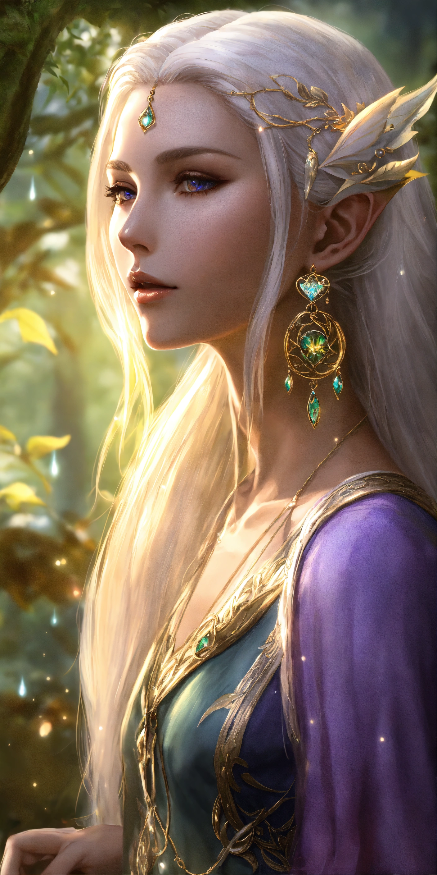 Lexica - Eladrin elf of the Feywild, young adult, slender and lithe ...