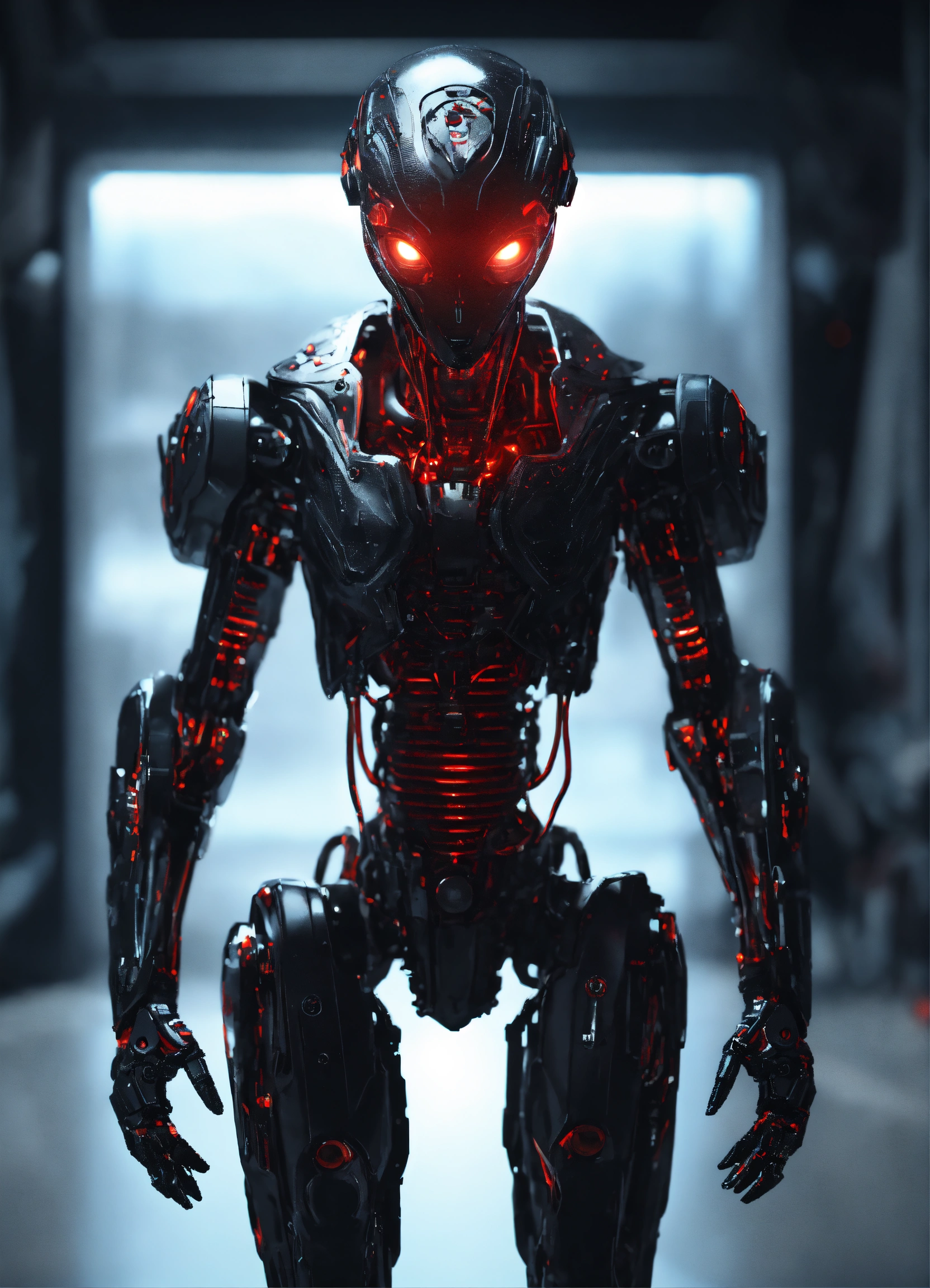 Lexica - Image of a male alien being, non-threatening, full body ...