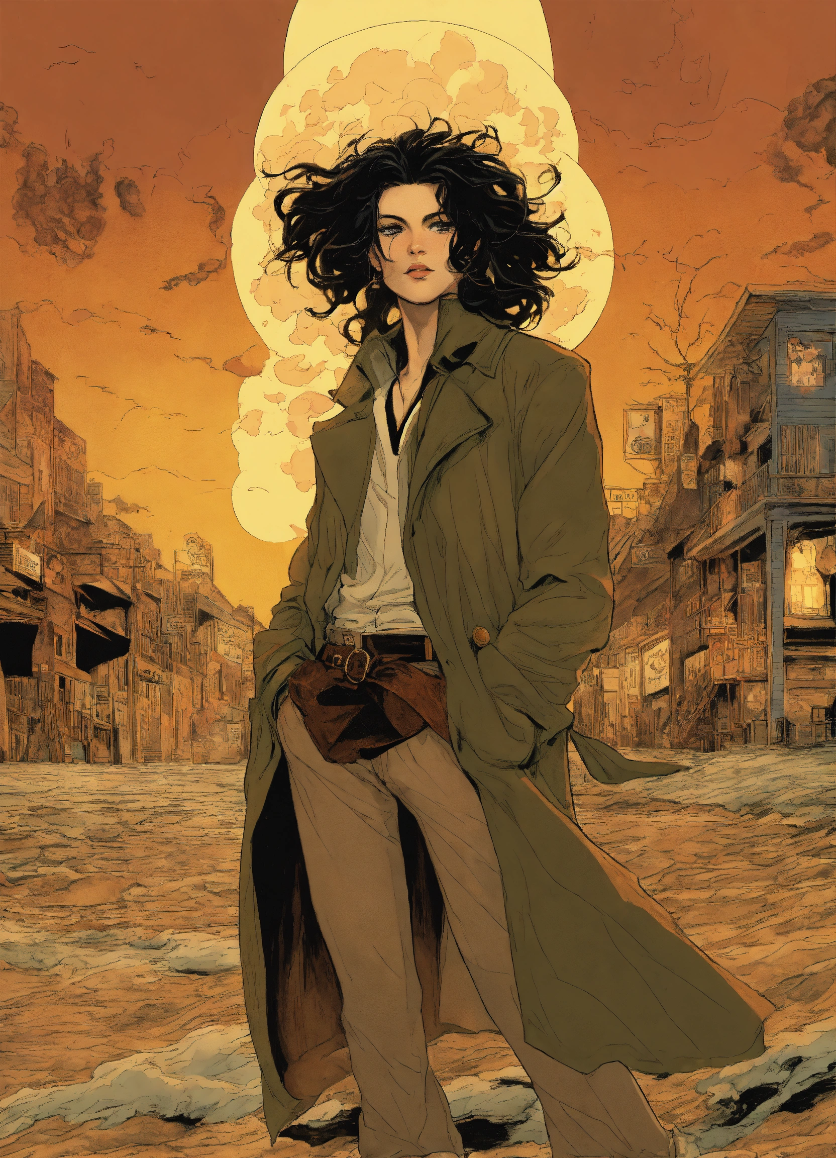 Lexica - In the style of The Sandman graphic novels.