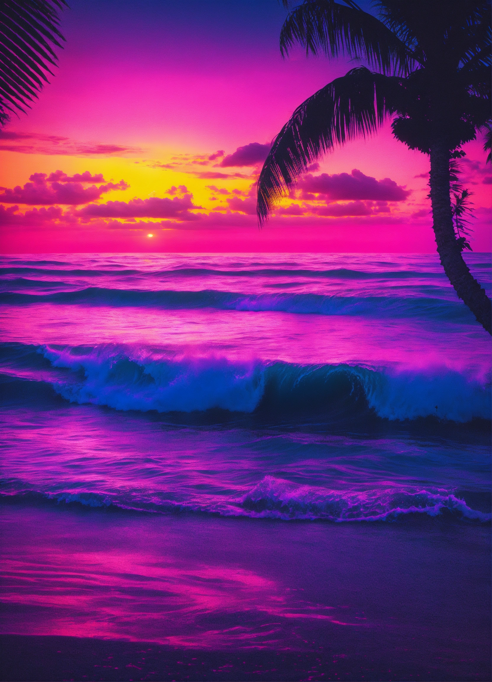 Lexica - Synthwave, waves, ocean