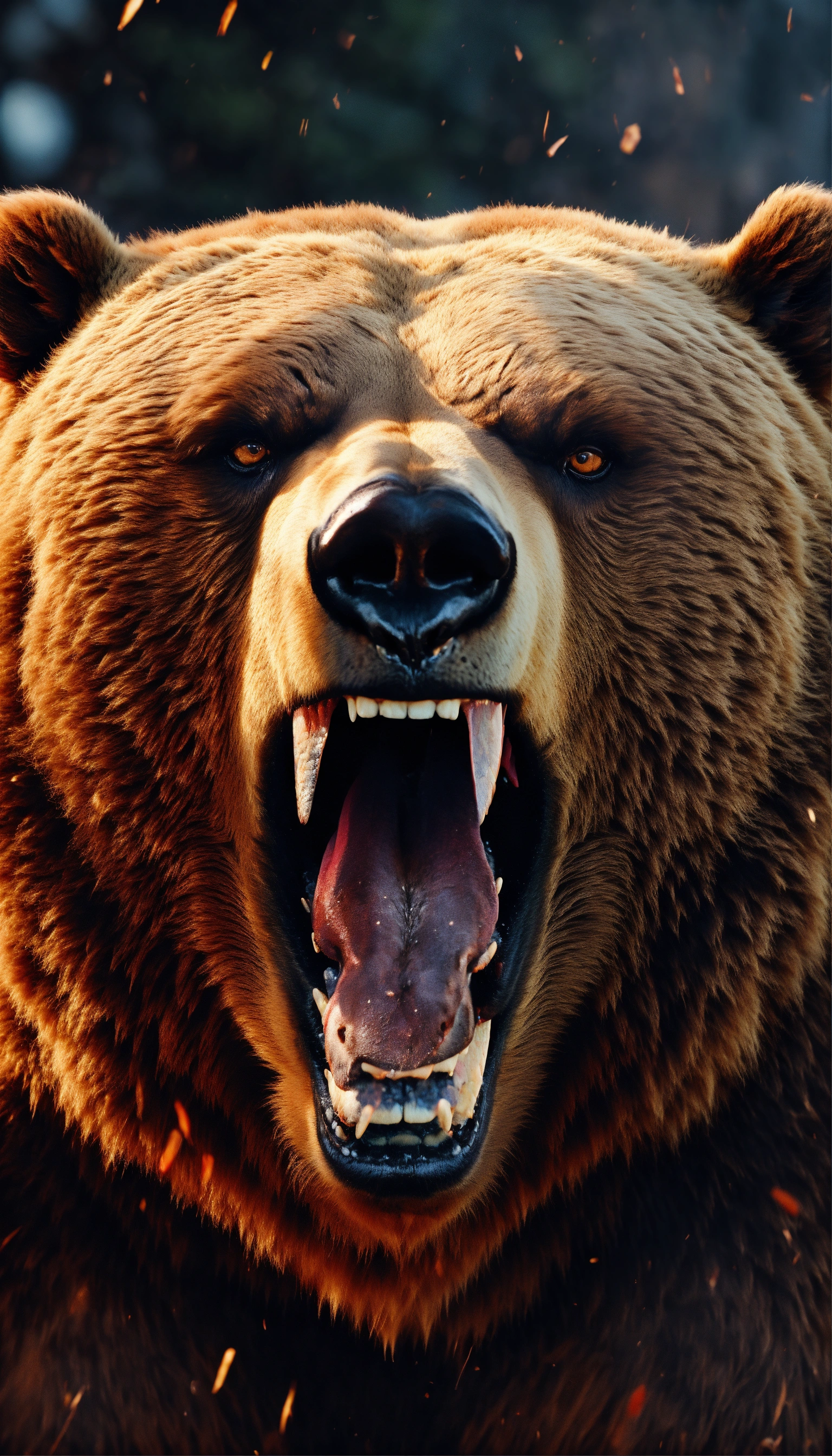 Lexica - Angry bear, cinematic, 8k