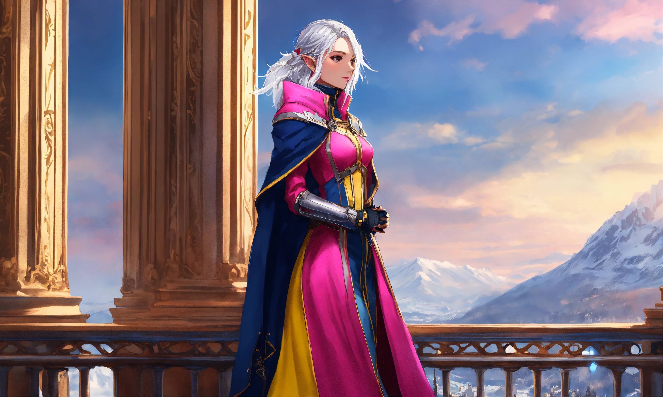 Lexica - Full body drawing of a sci fi high elf, royalty, futuristic ...