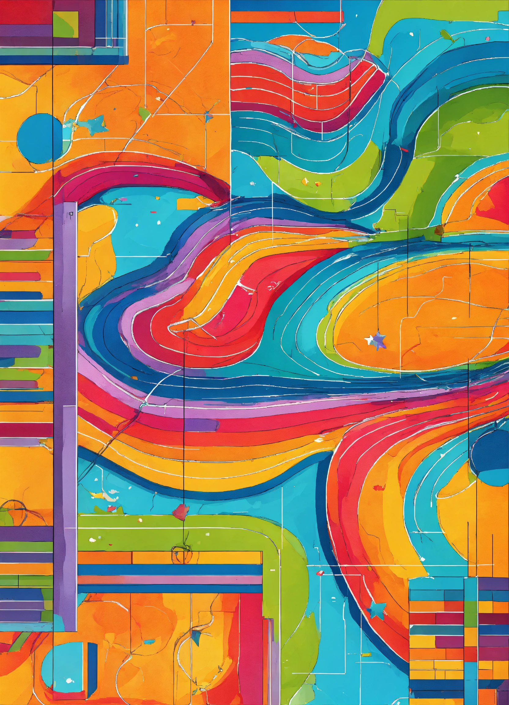 Lexica - Colorful school backgrounds