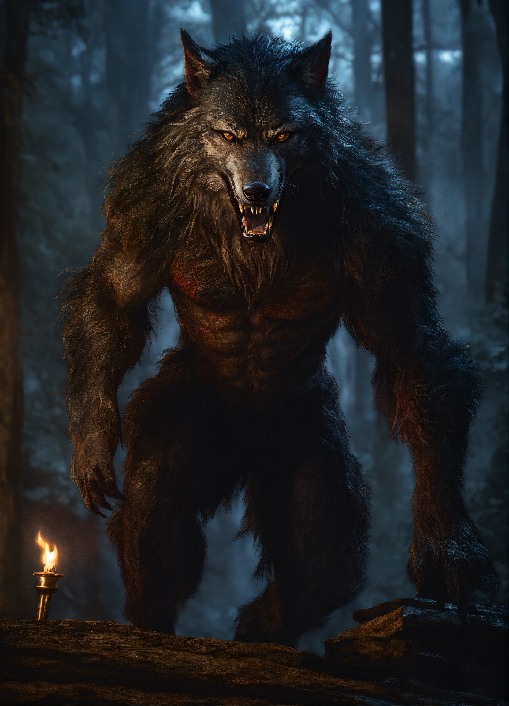 Lexica - Werewolf academy, mystic, dark fantasy, realistic photo, high ...