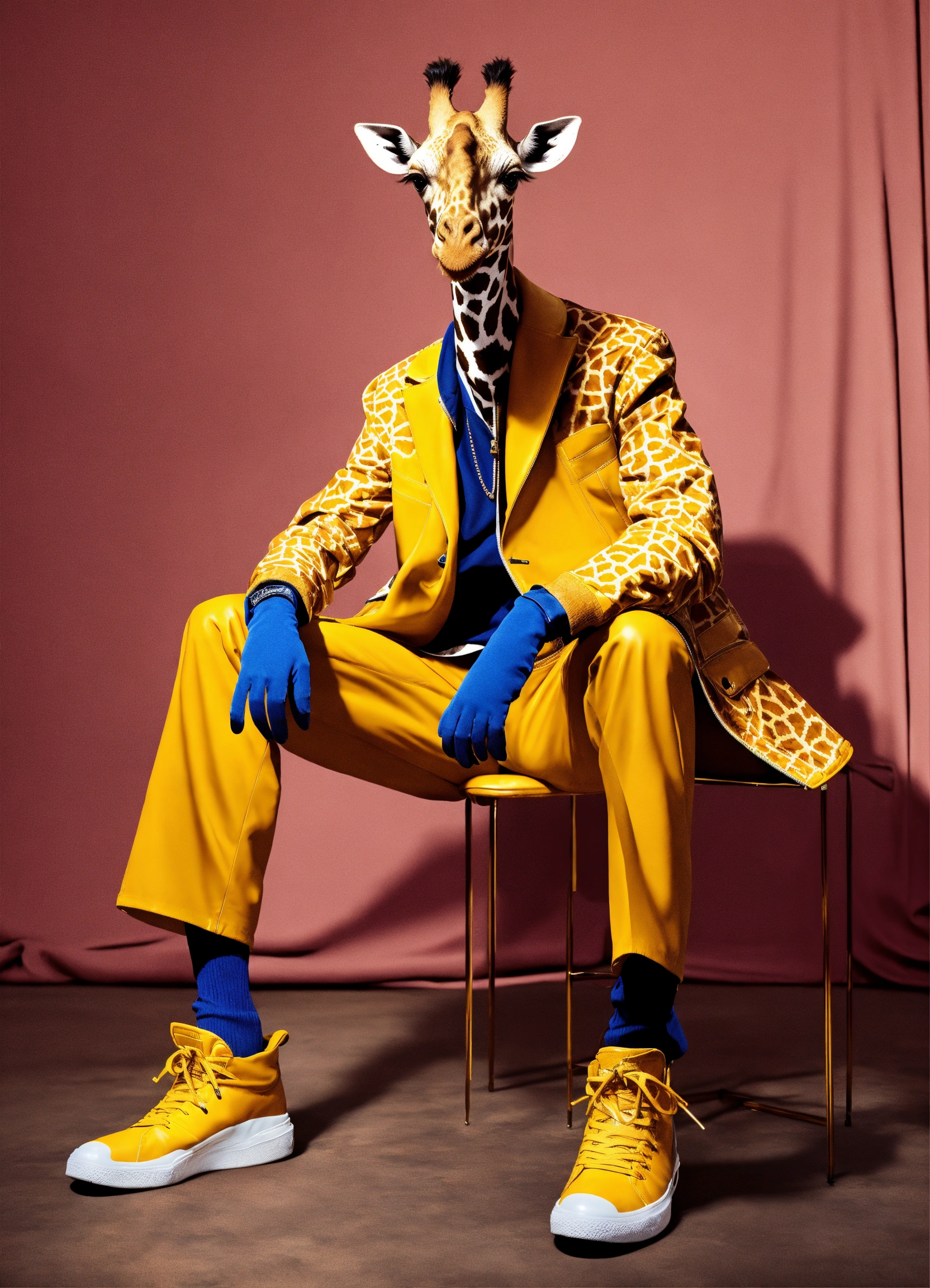 Lexica - An extremely ultra-realistic photo-realistic giraffe rapper ...