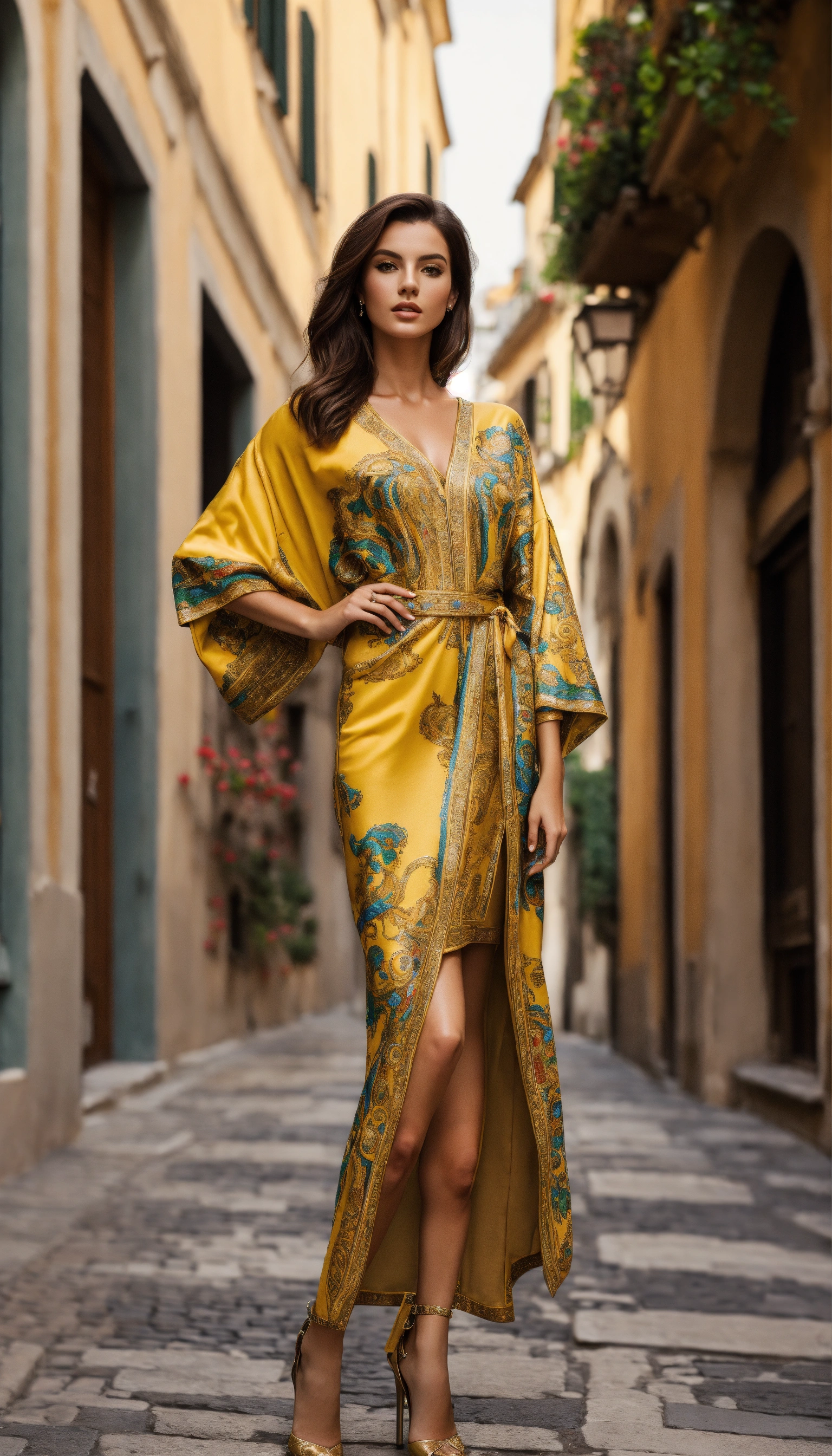 Lexica - Ultra realistic full body photo of petite italian female model ...