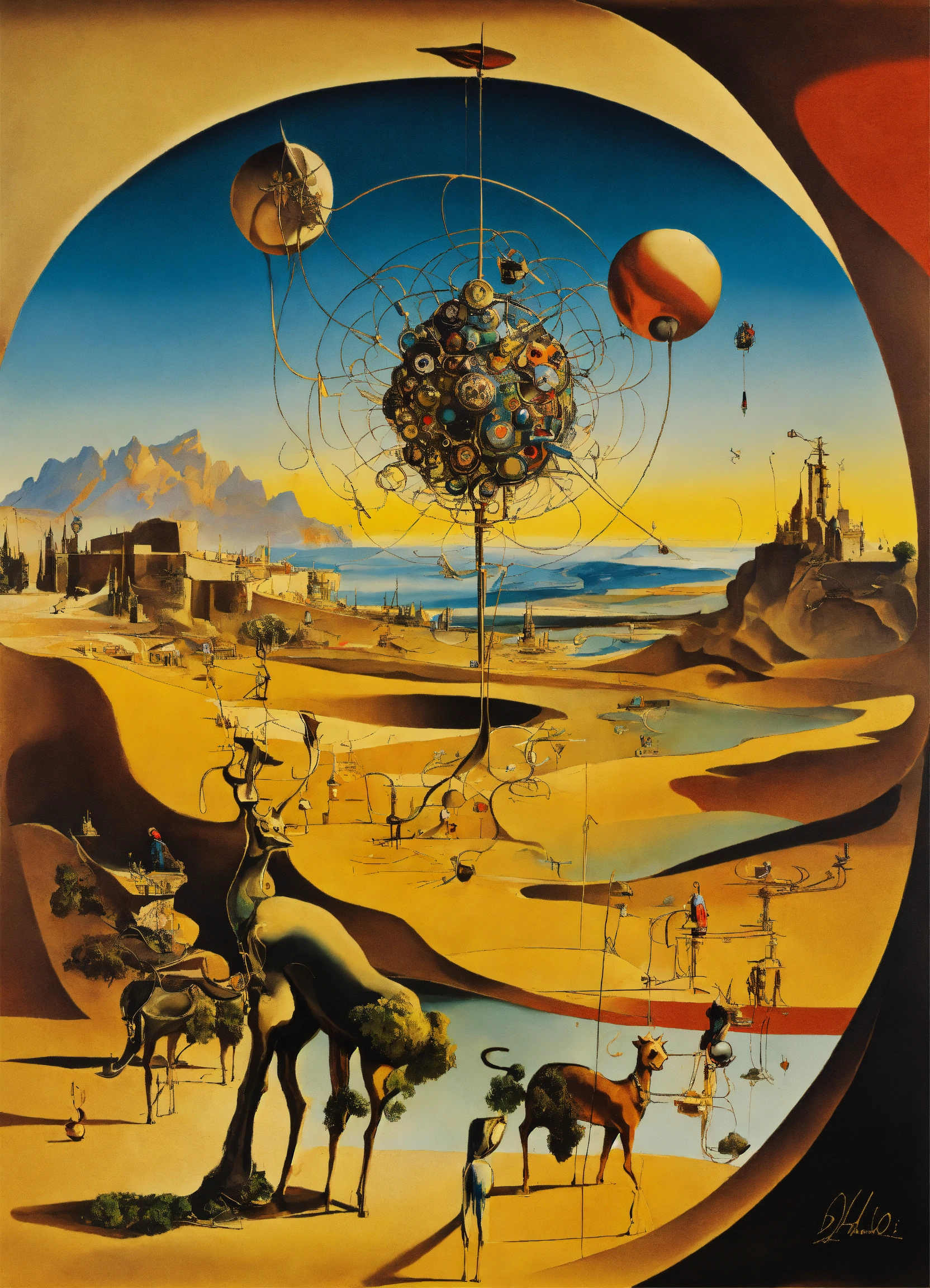 Lexica - The most trippy abstract by Salvador Dalí