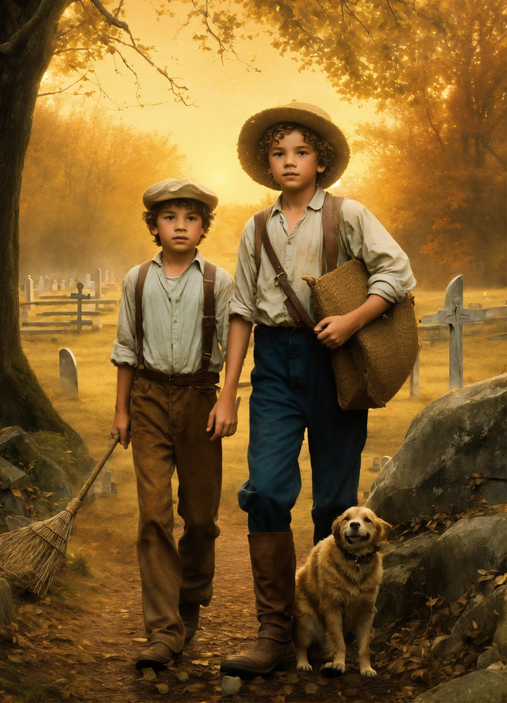 Lexica - Seven years old Tom and Huck Finn hunt for treasure in the ...
