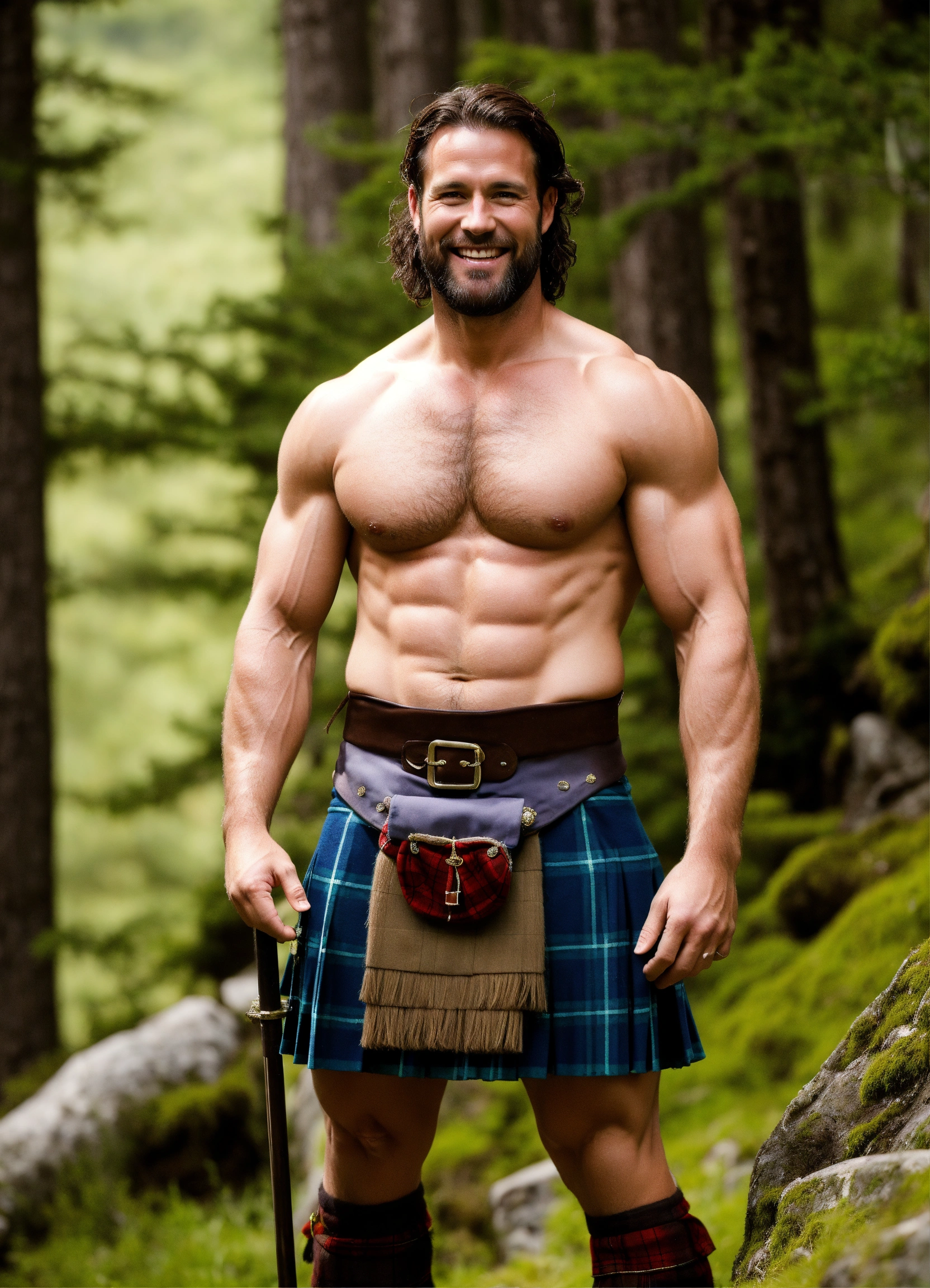 Lexica - Muscular and medium build, brown haired 38 year old Scottish ...