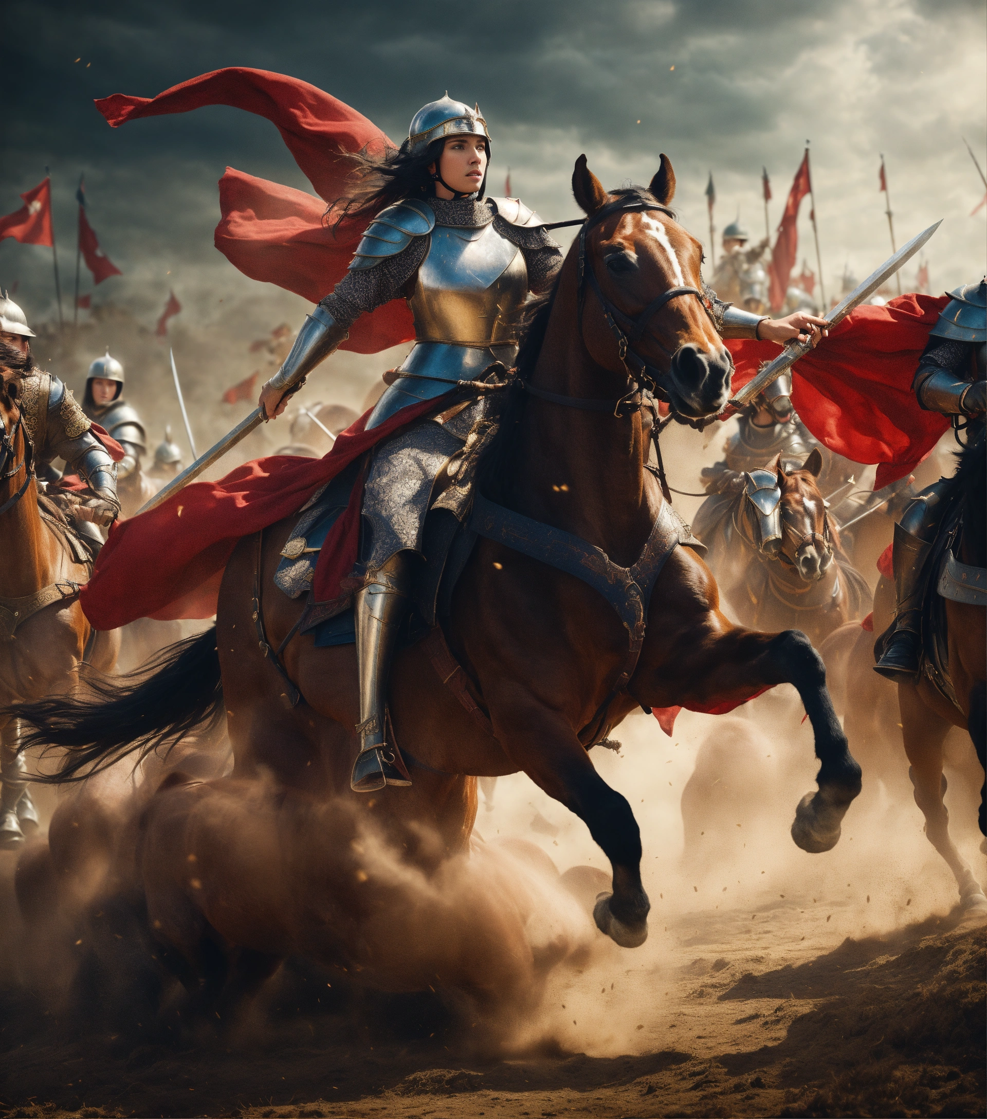 Lexica - An epic fantasy scene featuring two gorgeous and beautiful ...