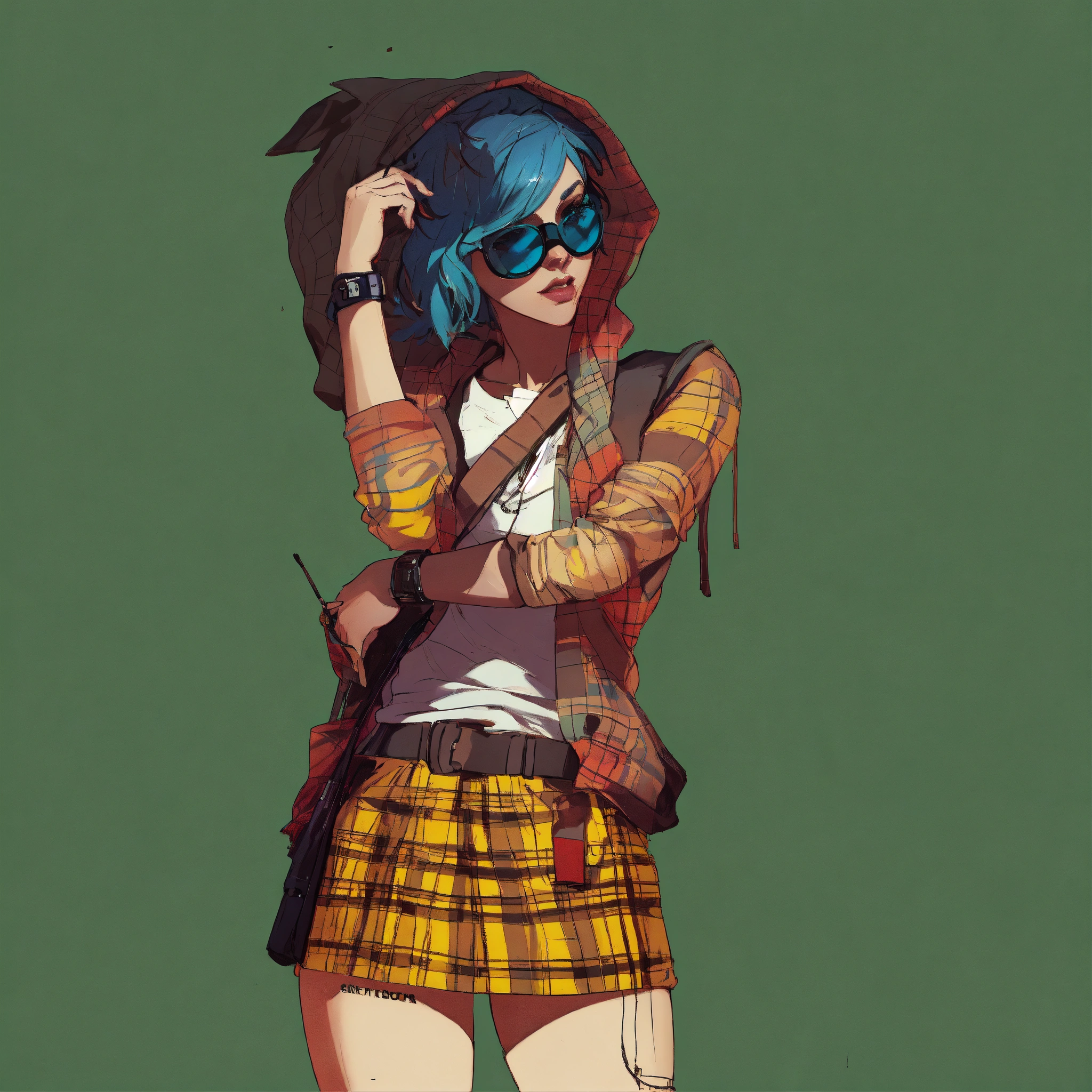 Lexica - Full body highly detailed portrait of a sewer emo punk ...