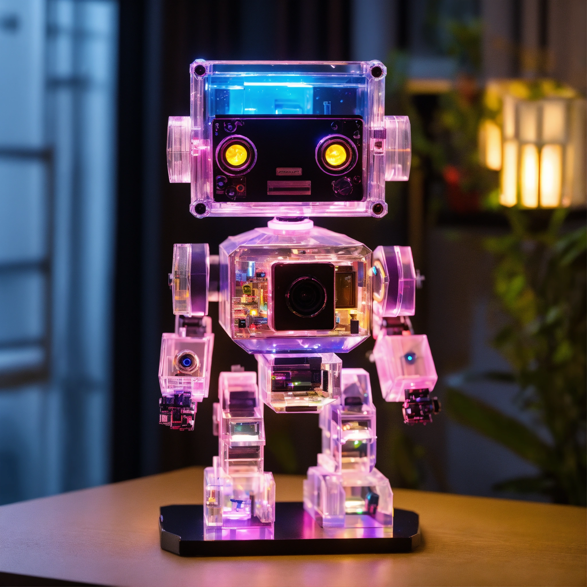 Lexica - Translucent polycarbonate, (adorable robot), thermal visor ...