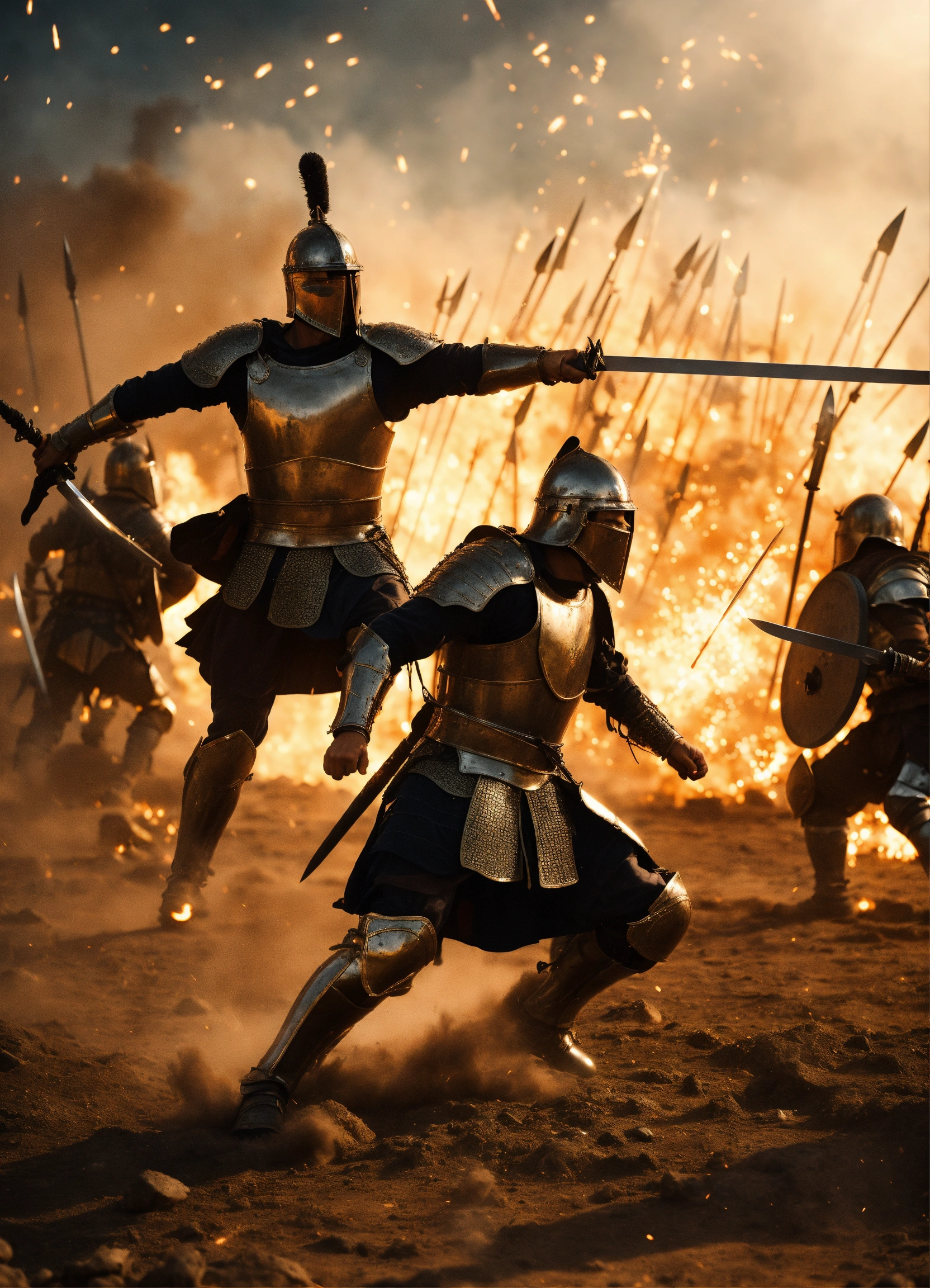 Lexica - Héctor, Aquiles, Clash of metal echoing the battlefield ...